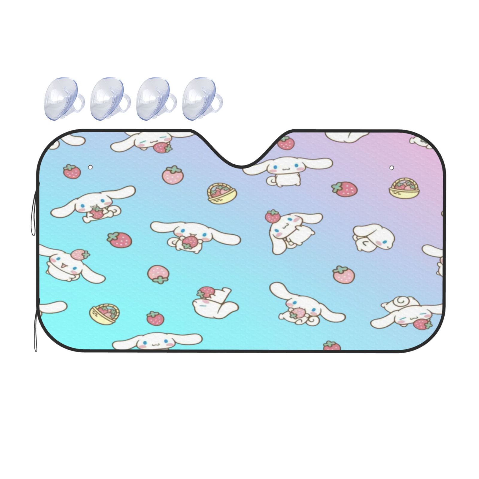 Cinnamoroll Car Sunshade Front Windshield Sun Shades Foldable Car ...
