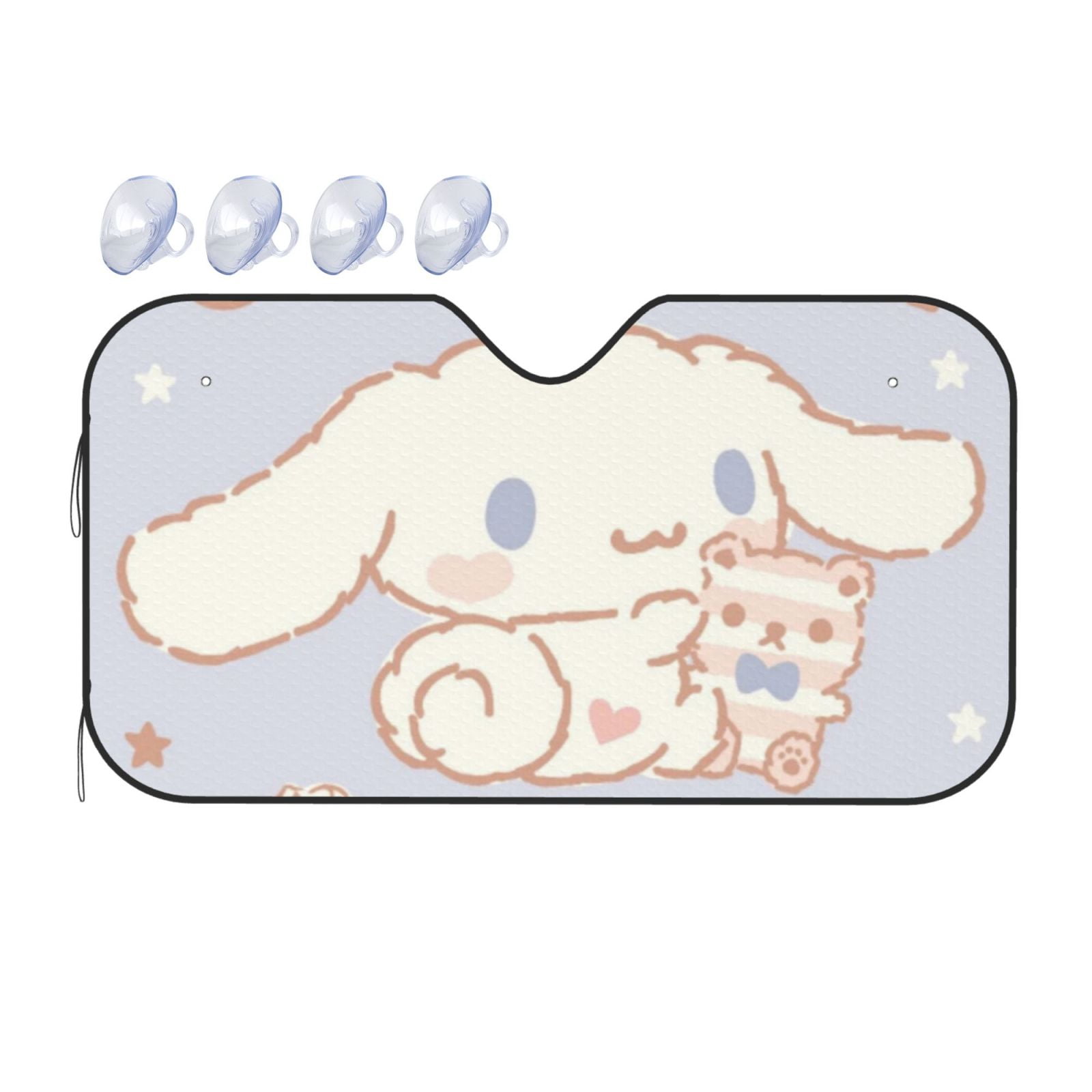 Cinnamoroll Car Sunshade Front Windshield Sun Shades Foldable Car ...