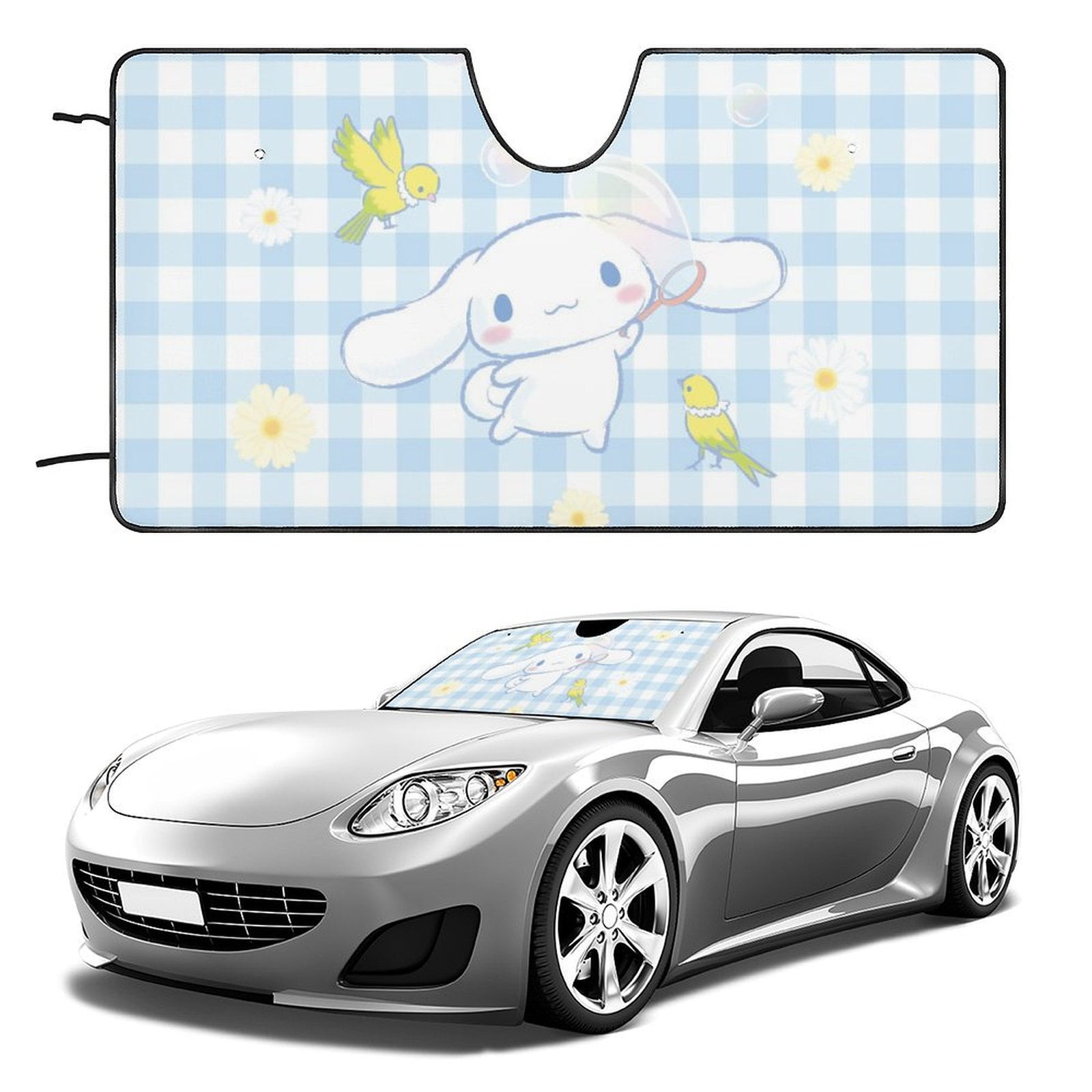 Cinnamoroll Car Windshield Sun Shade - Foldable Windshield Sun Shade ...