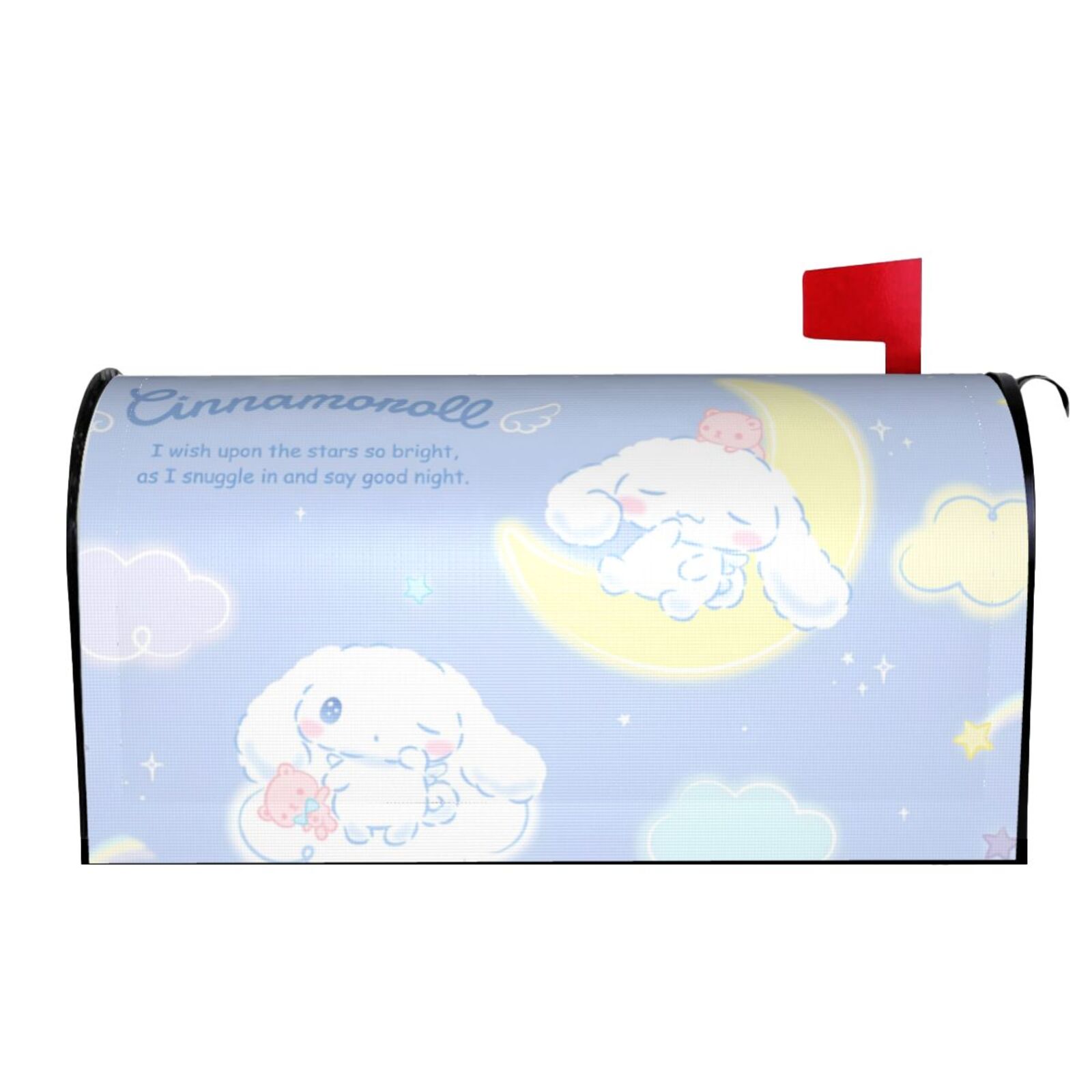 Cinnamoroll Cartoon Character Mailbox Cover Magnetic Standard Size, Post Letter Box Wrap Decor ...