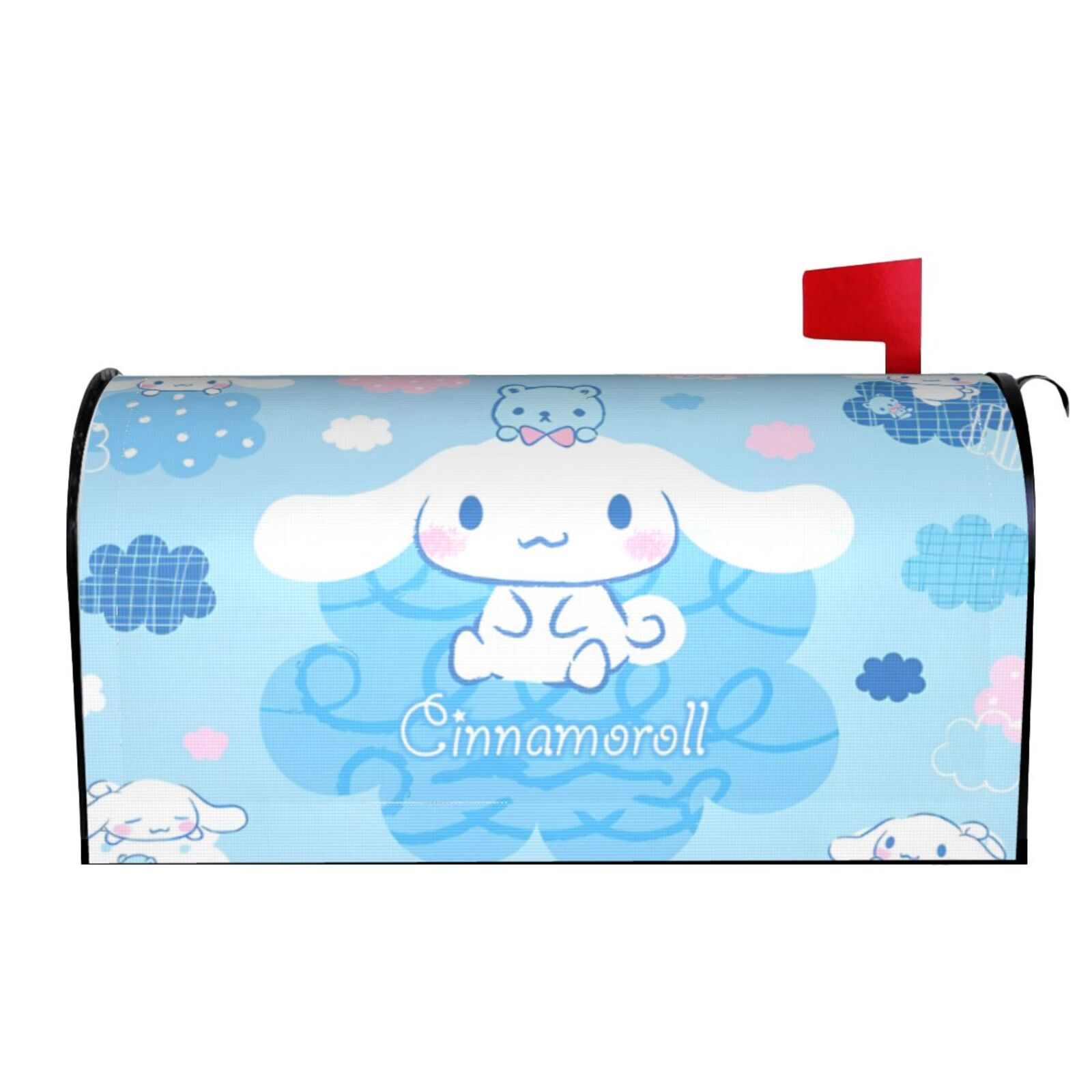 Cinnamoroll Cartoon Character Mailbox Cover Magnetic Standard Size, Post Letter Box Wrap Decor ...