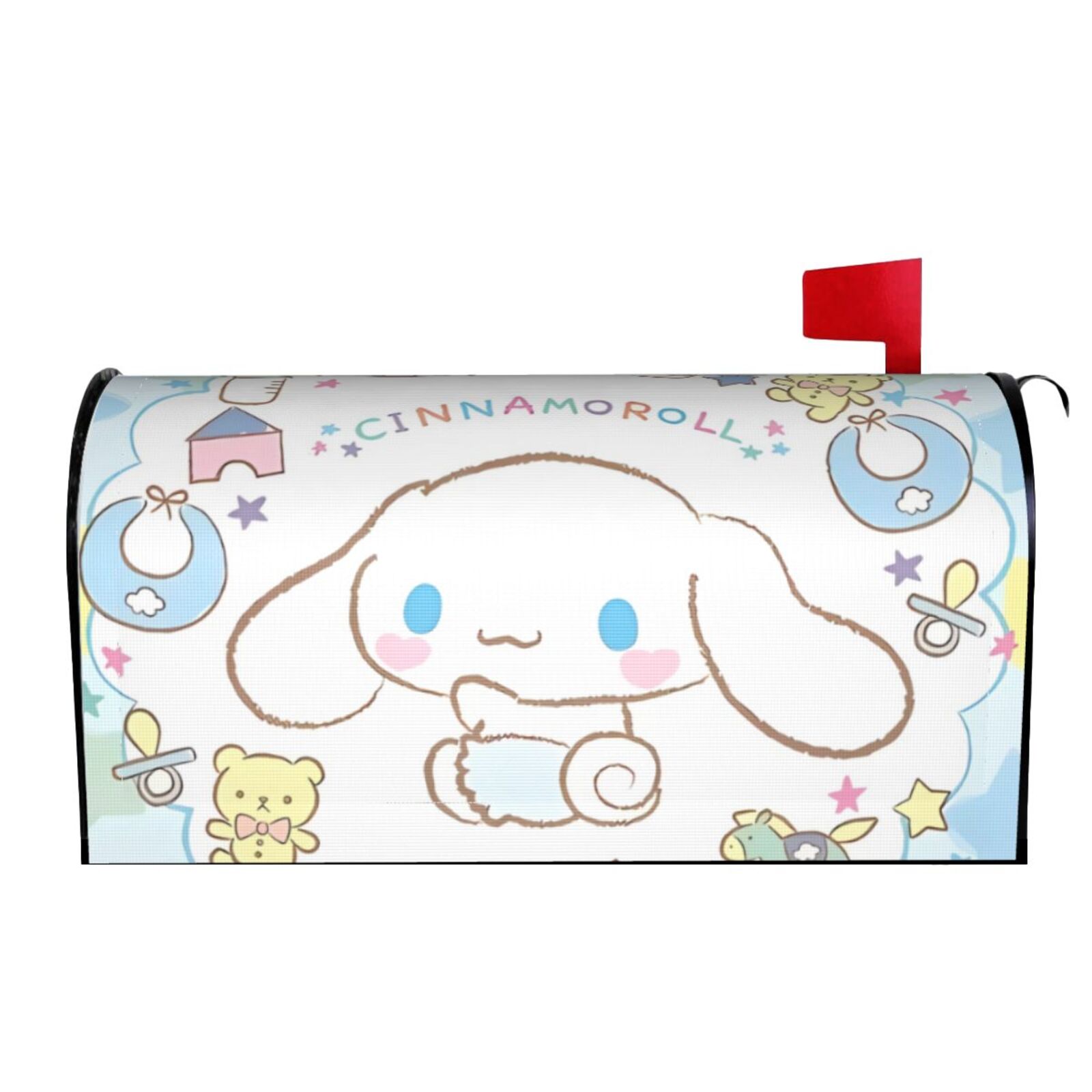 Cinnamoroll Cartoon Character Mailbox Cover Magnetic Standard Size, Post Letter Box Wrap Decor ...