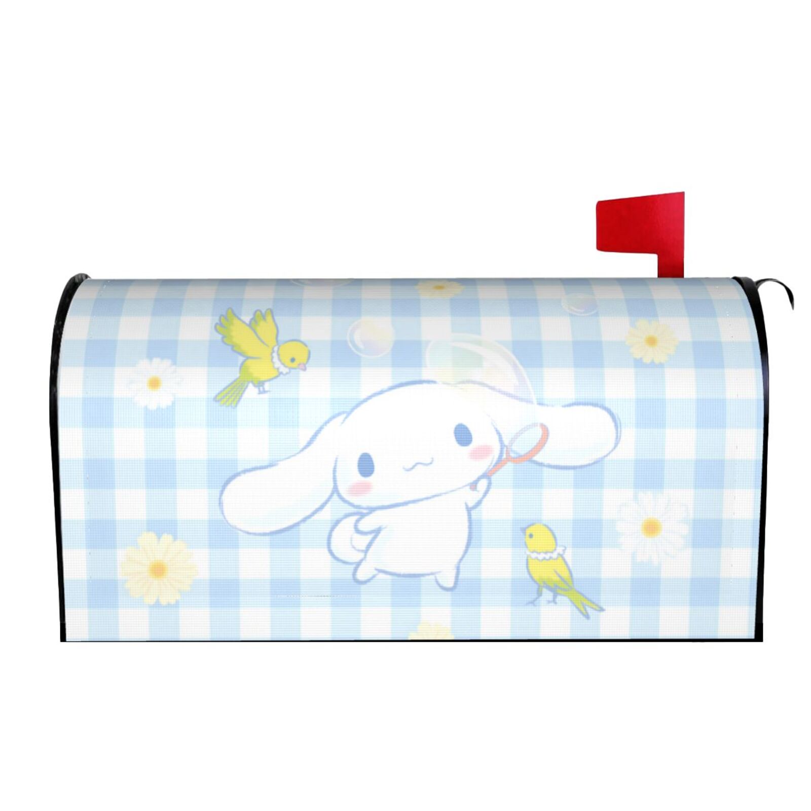 Cinnamoroll Cartoon Character Mailbox Cover Magnetic Standard Size, Post Letter Box Wrap Decor ...