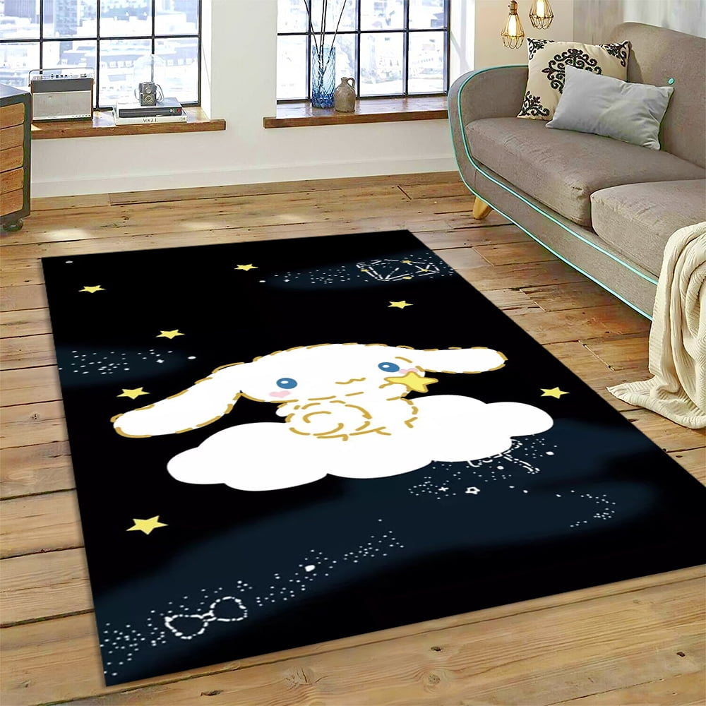 Cinnamoroll Cartoon Dog Sanrio Girls Cute Carpet Rug for Home Living ...