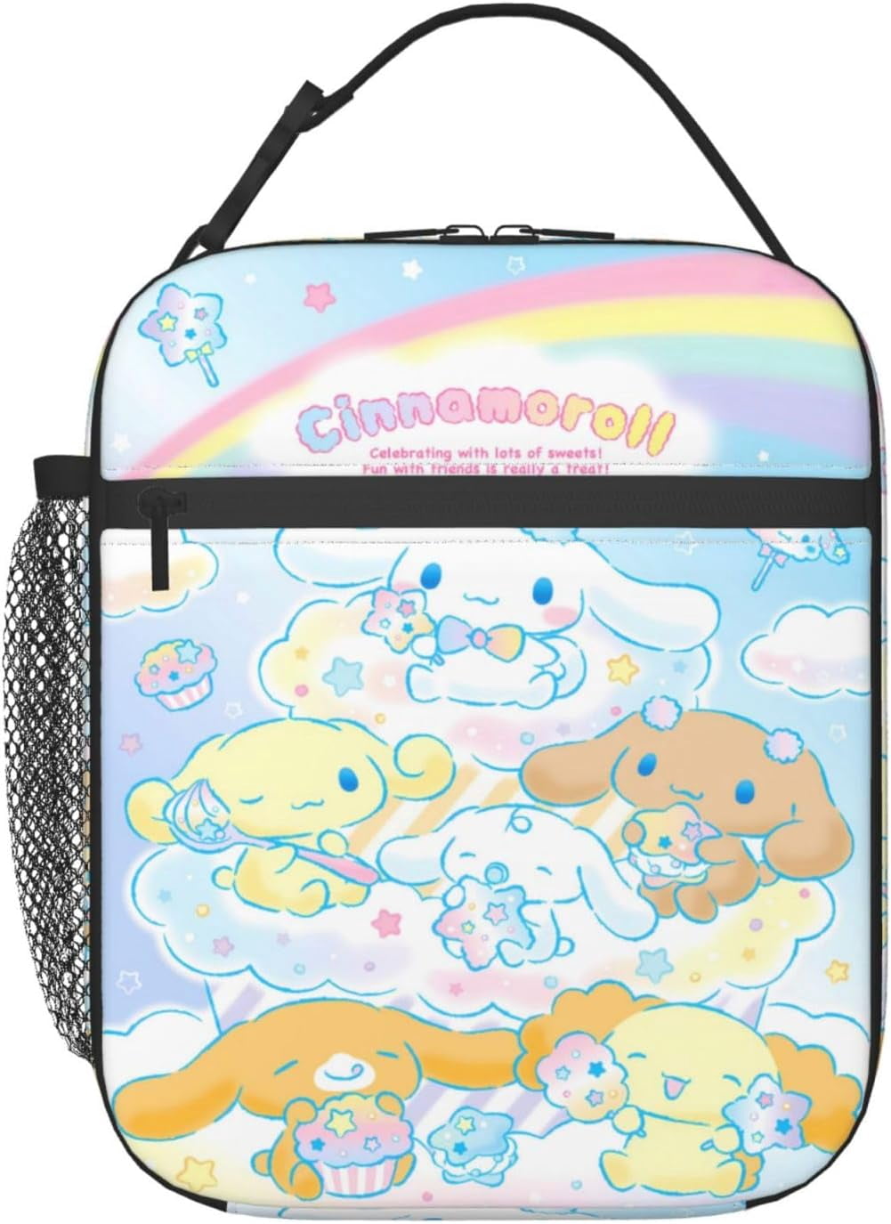 Cinnamoroll Cartoon Lunch Bag Cinnamorolls Cute Lunch Box Portable ...