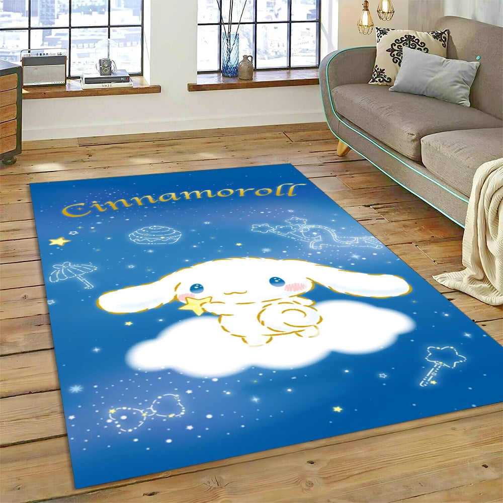 Cinnamoroll Cartoon Sanrio Carpet Rug for Home Living Room Bedroom ...