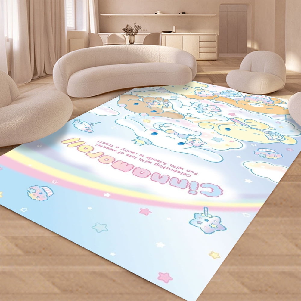 Cinnamoroll Cartoon Sanrio Carpet for Home Living Room Bedroom Sofa ...