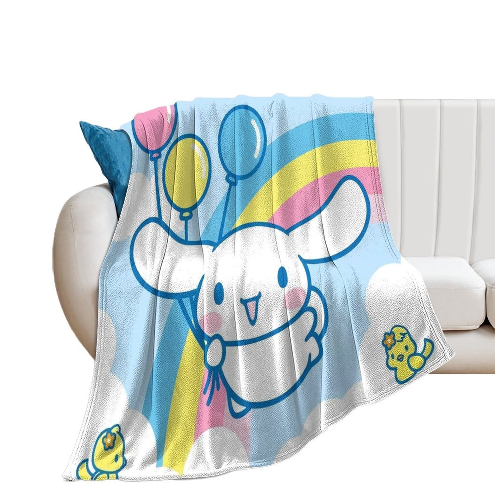 Cinnamoroll Cartoon cute Throw blanket Soft and comfortable flannel ...