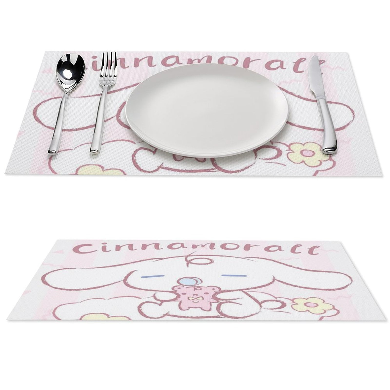 Cinnamoroll Cartoon placemats are suitable for indoor dining table mats ...