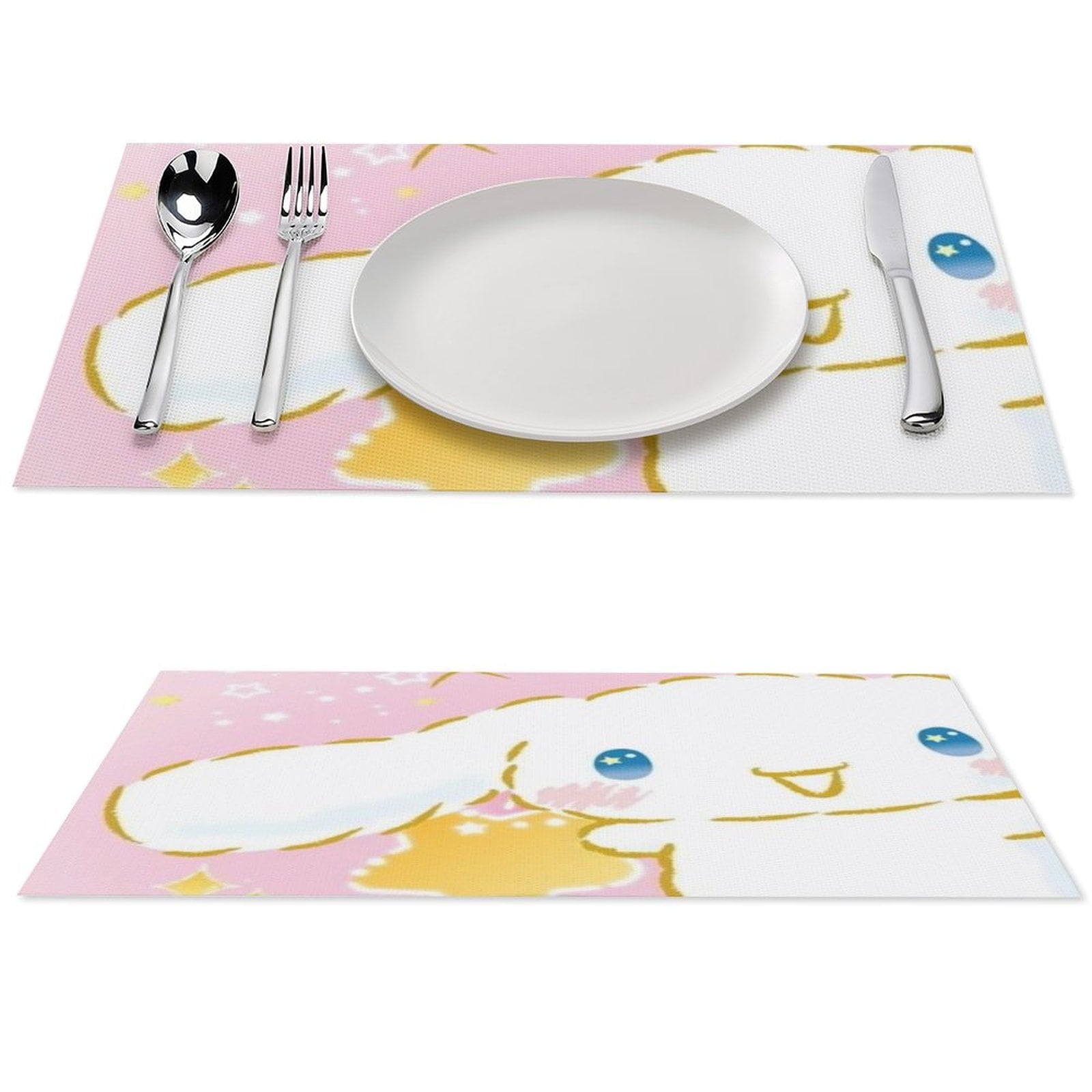Cinnamoroll Cartoon placemats are suitable for indoor dining table mats ...