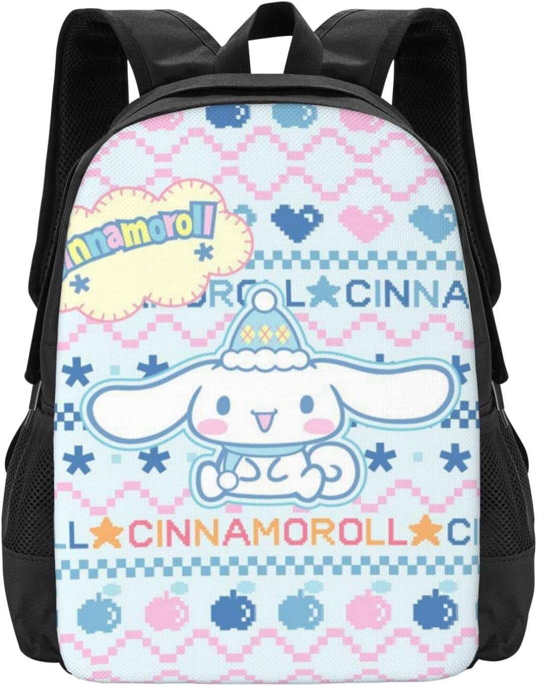 Cinnamoroll Character Casual Backpack Cartoon Backpack For Polyester ...
