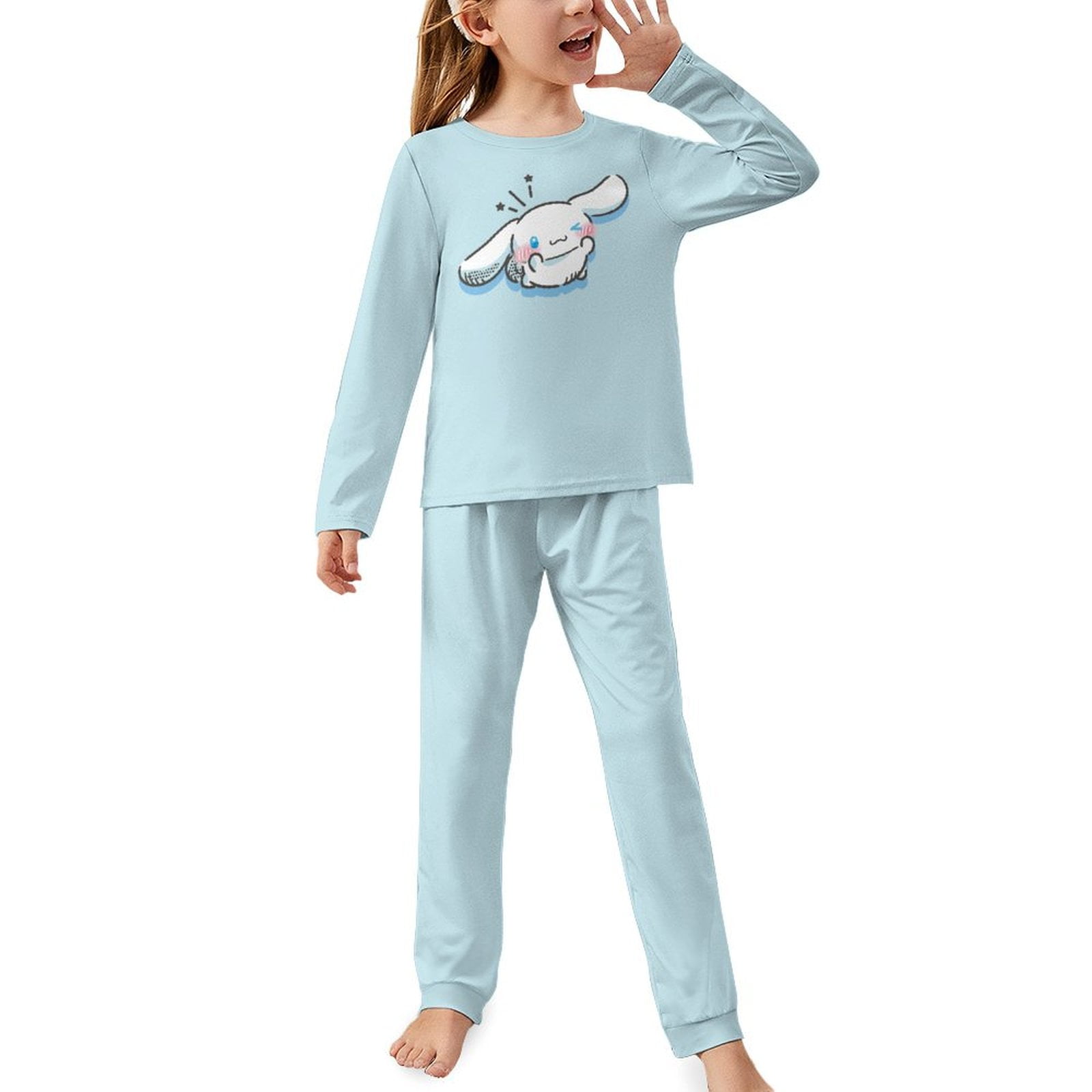 Cinnamoroll Child Pajamas Set for Boys Girls 6 Sizes, Long Sleeve Soft ...