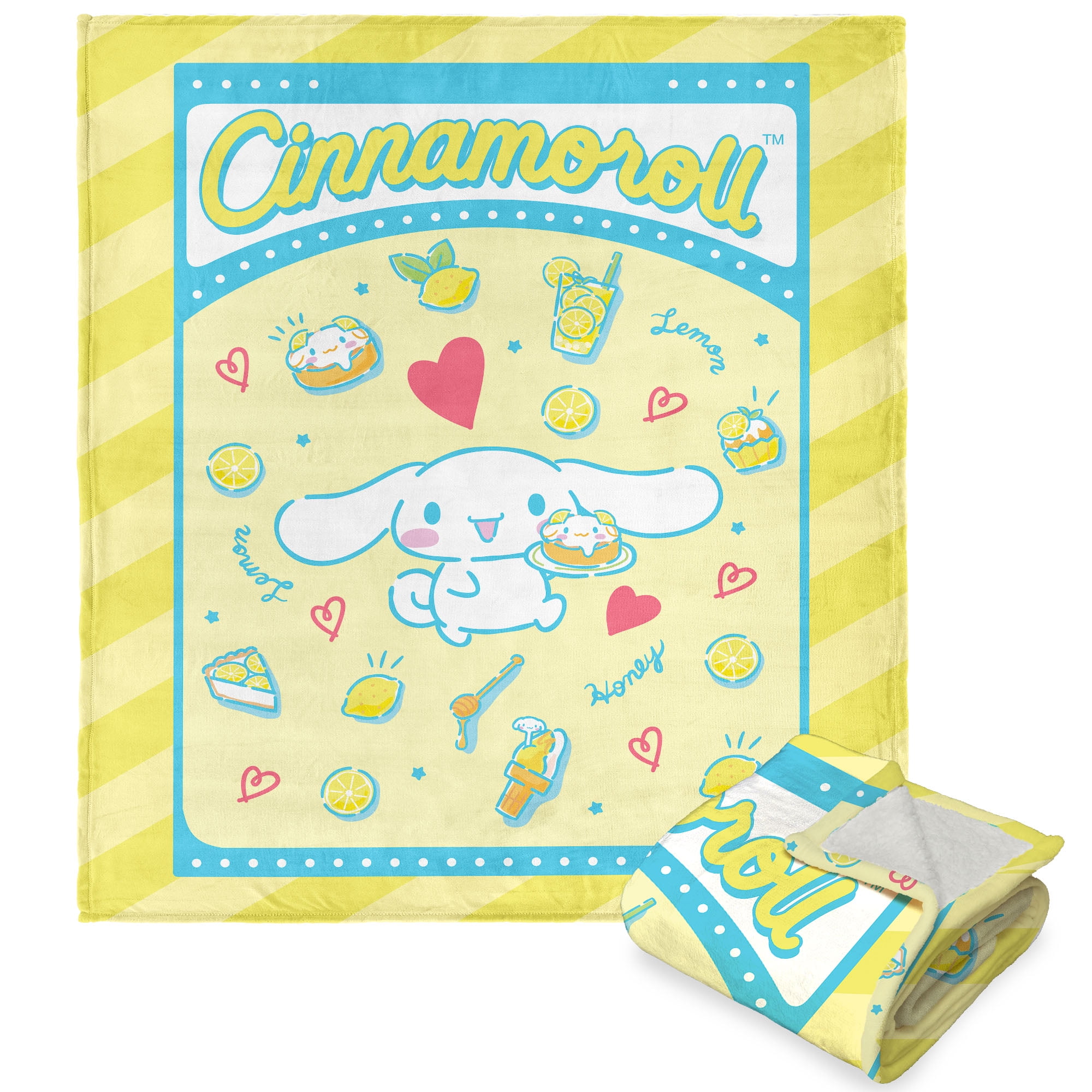 Cinnamoroll Cinna Summer Kids Silk Touch Sherpa Throw Blanket - Walmart.com