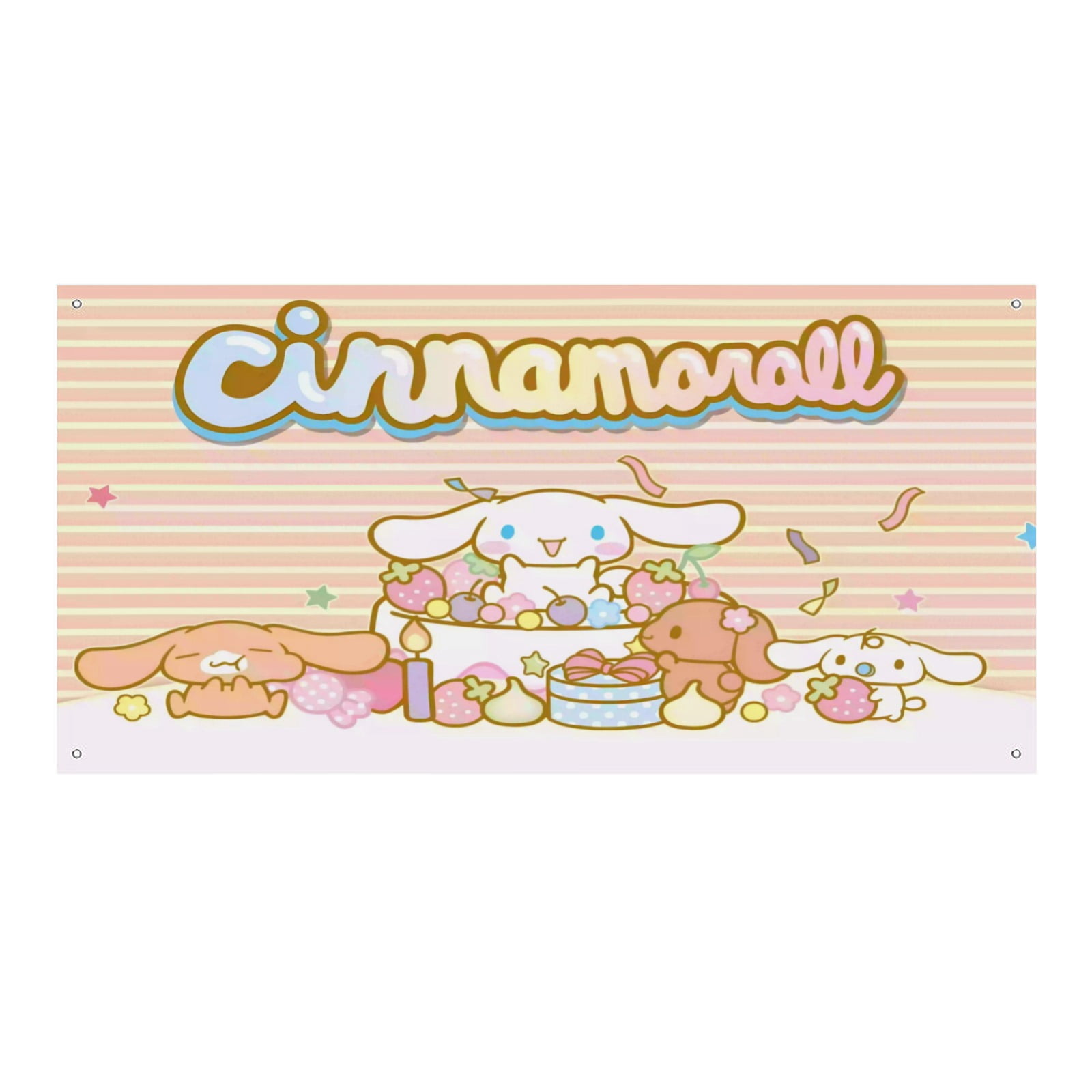 Cinnamoroll Cinnamon-Theme Backdrops Banner Birthday Party Decor ...