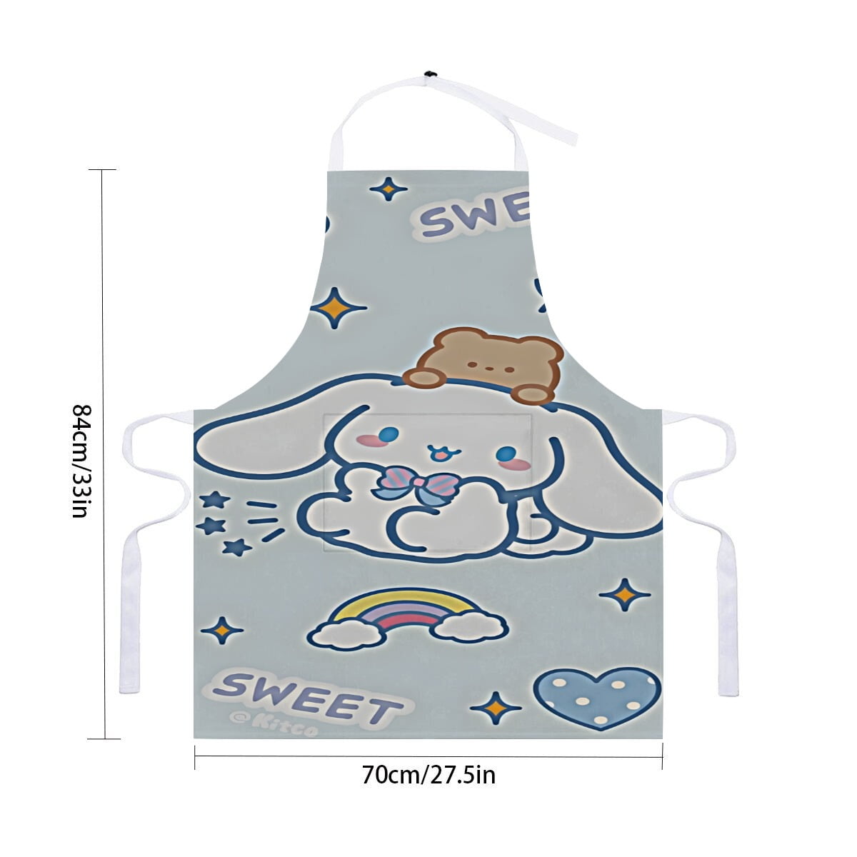 Cinnamoroll Cinnamon apron featuring pockets and waterproof fabric ...