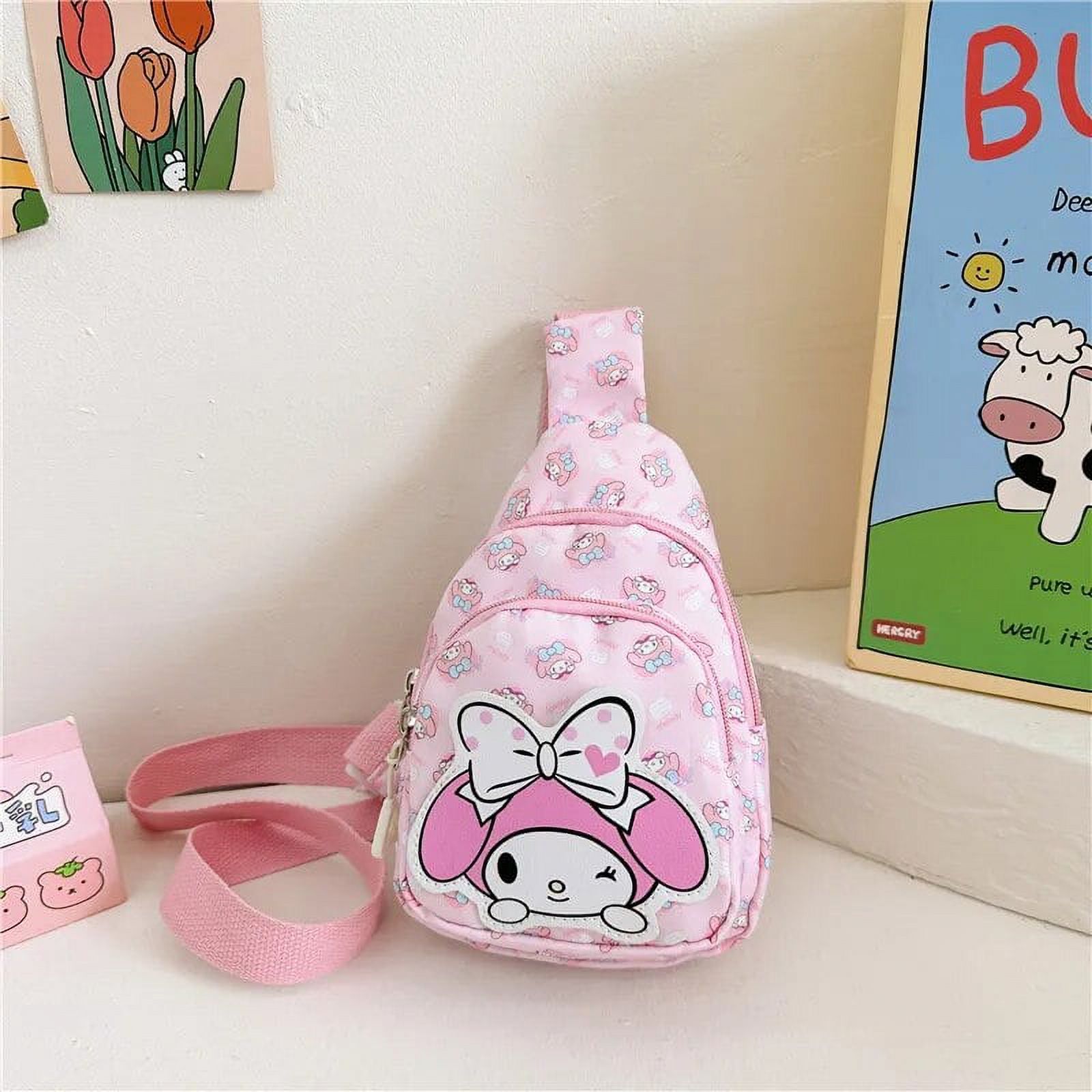 Cinnamoroll Crossbody Bag Sanrio Shoulder Bag Kuromi Storage Pouch My ...