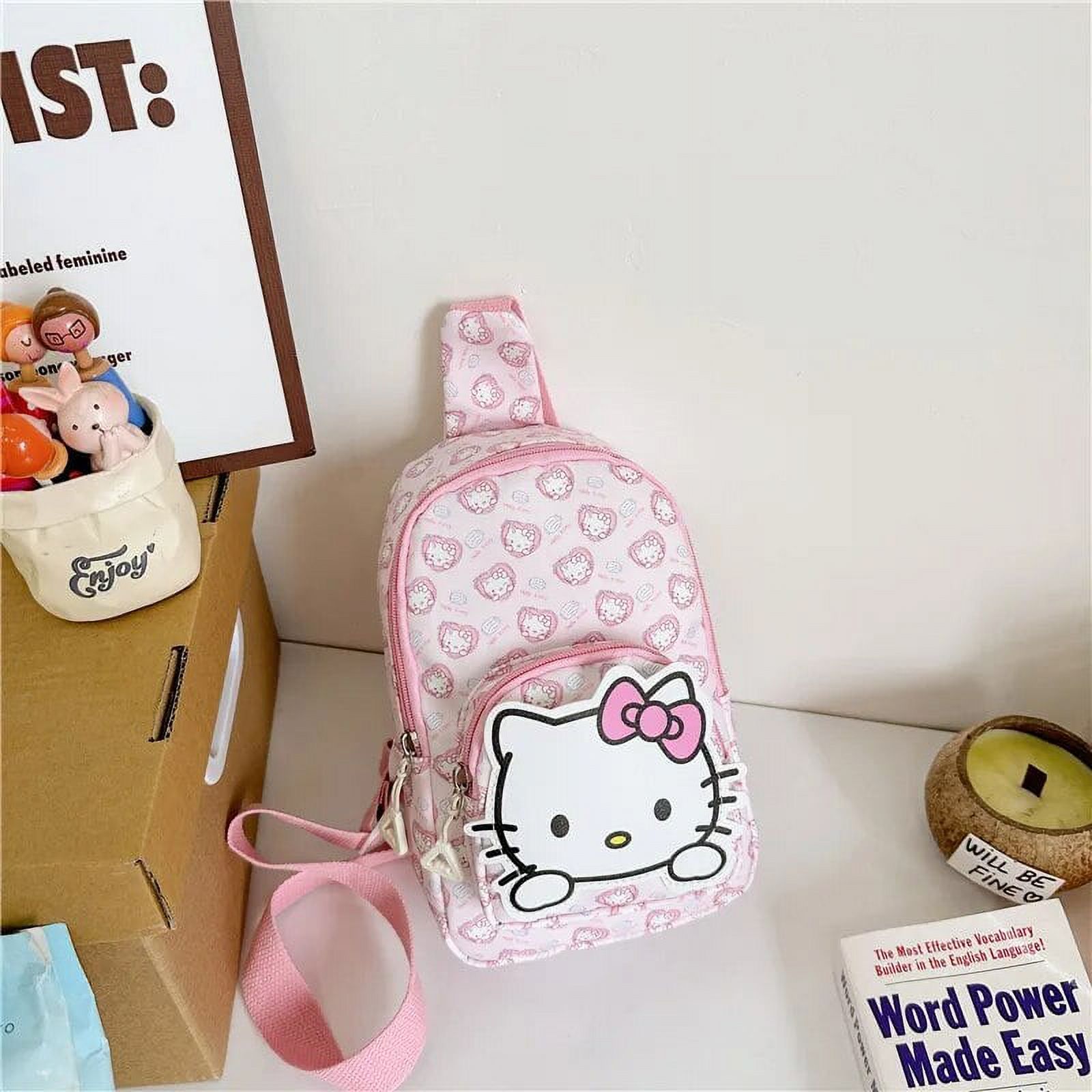 Cinnamoroll Crossbody Bag Sanrio Shoulder Bag Kuromi Storage Pouch My Melody Hello Kitty Bagpack ...