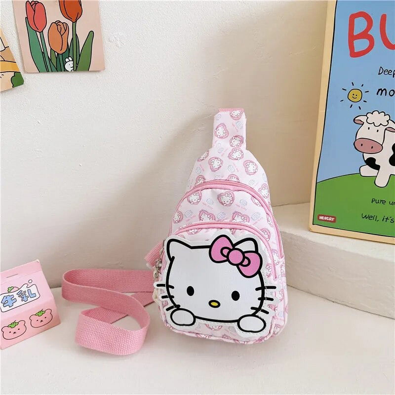 Cinnamoroll Crossbody Bag Sanrio Shoulder Bag Kuromi Storage Pouch My Melody Hello Kitty Bagpack ...