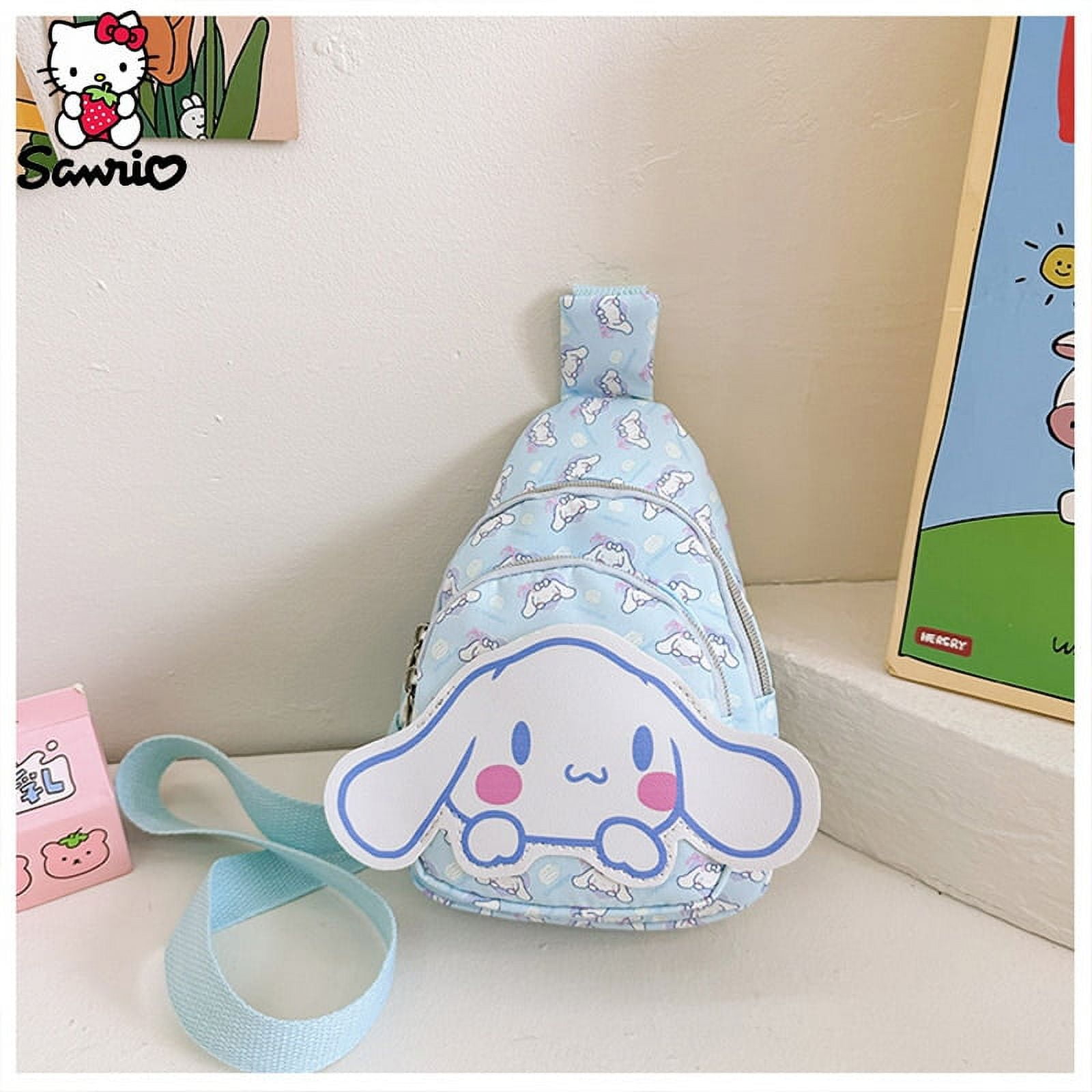 Cinnamoroll Crossbody Bag Sanrio Shoulder Bag Kuromi Storage Pouch My Melody Hello Kitty Bagpack ...