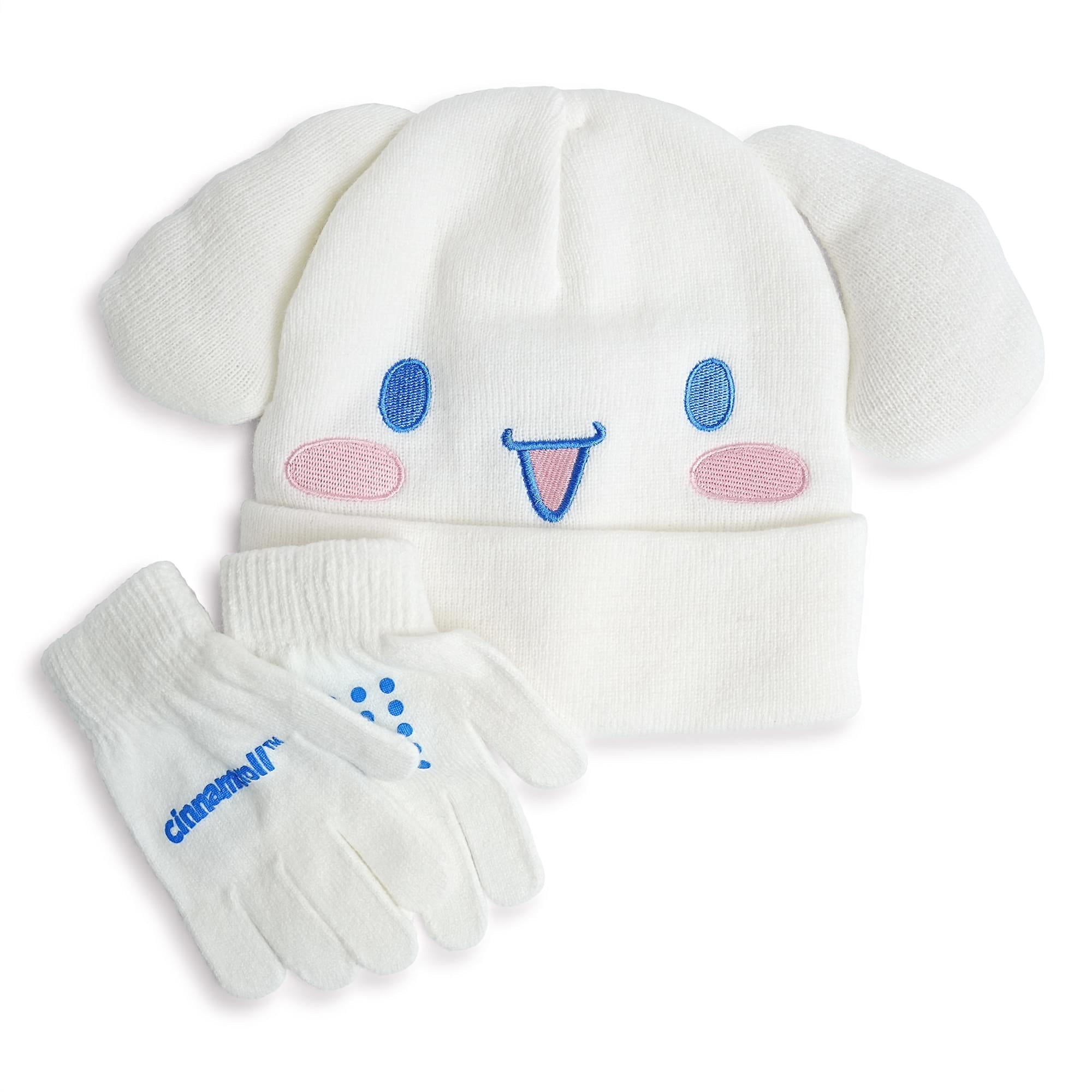 Cinnamoroll Cuff Kids Girls Beanie and gloves 2 piece set - Walmart.com