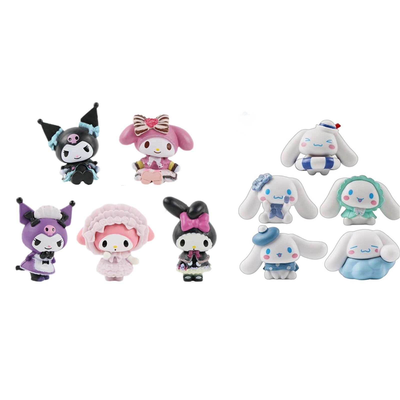 Cinnamoroll Cute Anime Figurines, Anime Cake Topper Set, Birthday Party ...