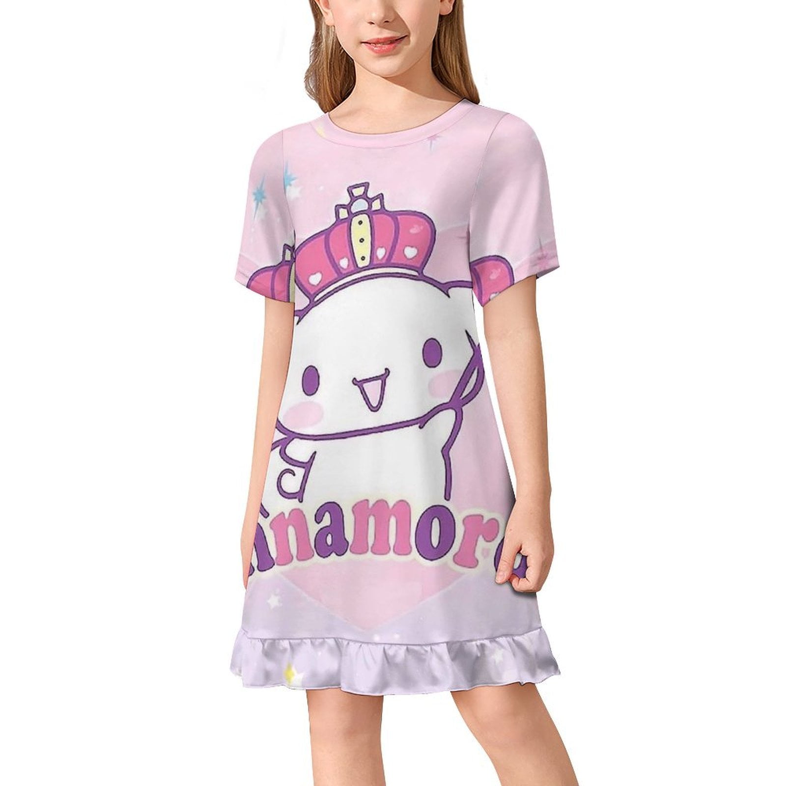 Cinnamoroll Dress for Girls Cute Casual Dresses 120CM Cinnamoroll Merch ...