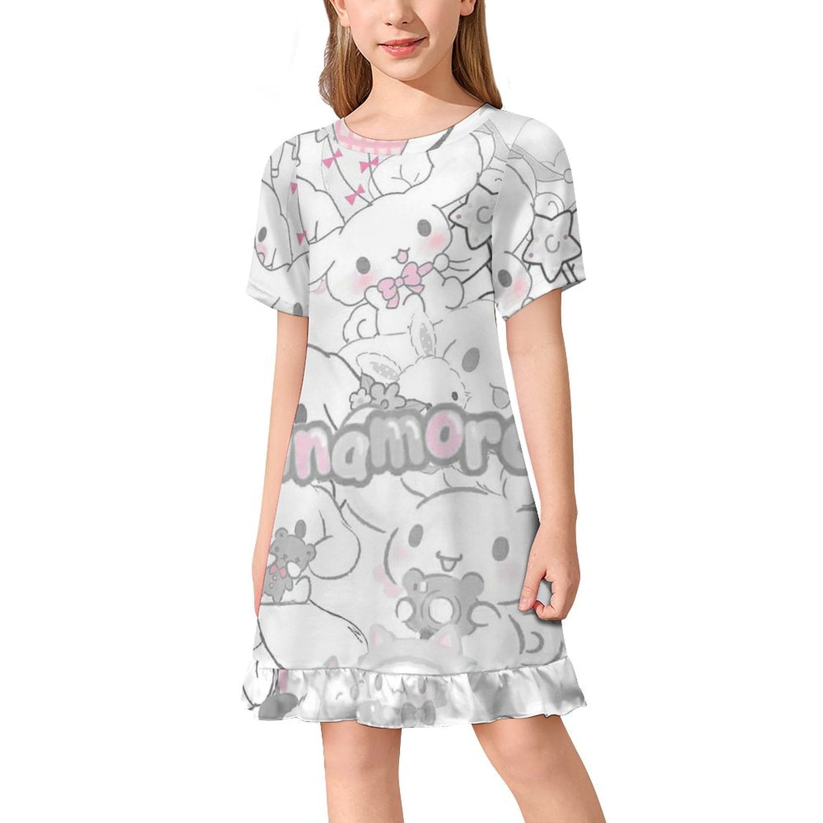 Cinnamoroll Dress for Girls Cute Casual Dresses 140CM Cinnamoroll Merch ...