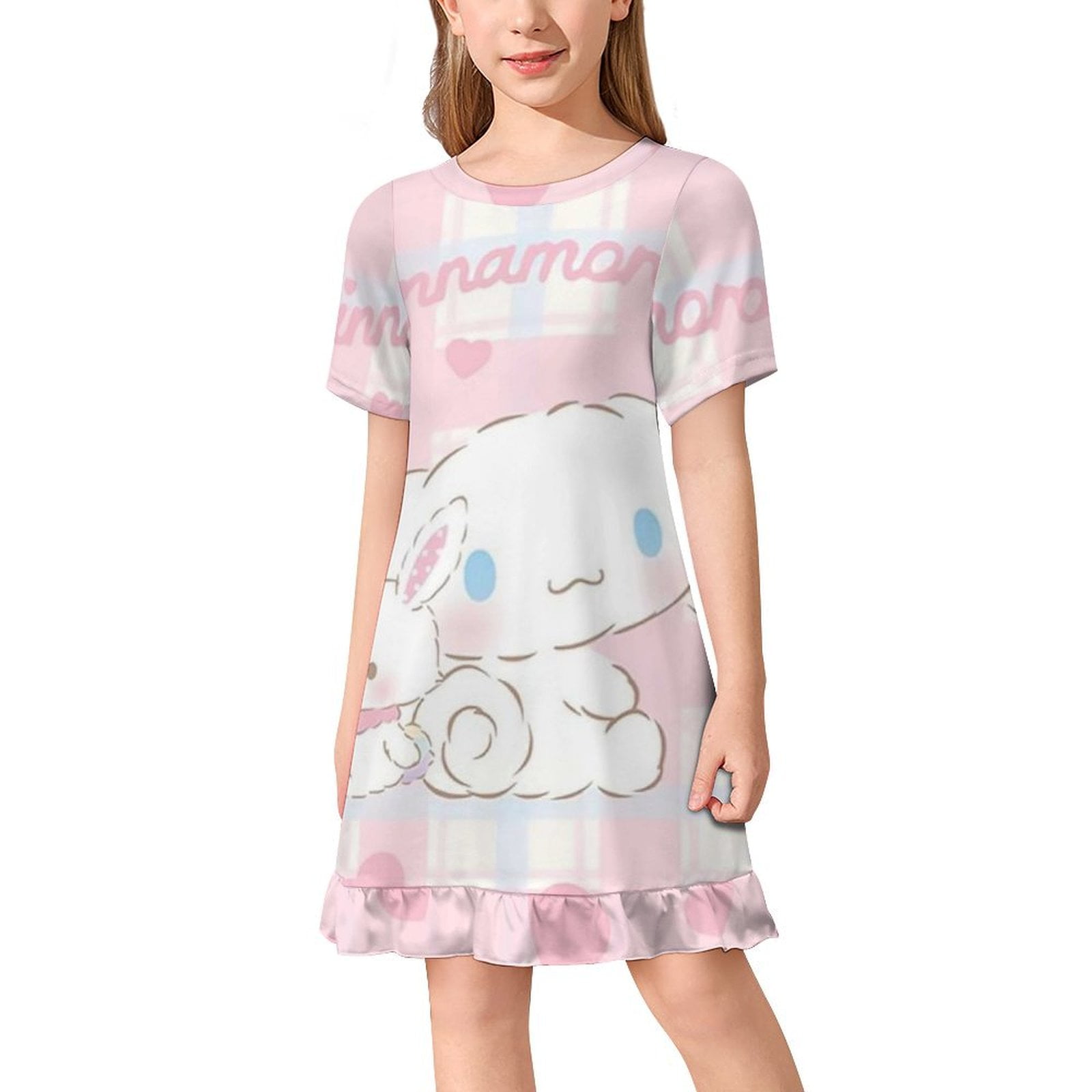 Cinnamoroll Dress for Girls Cute Casual Dresses 160CM Cinnamoroll Merch ...