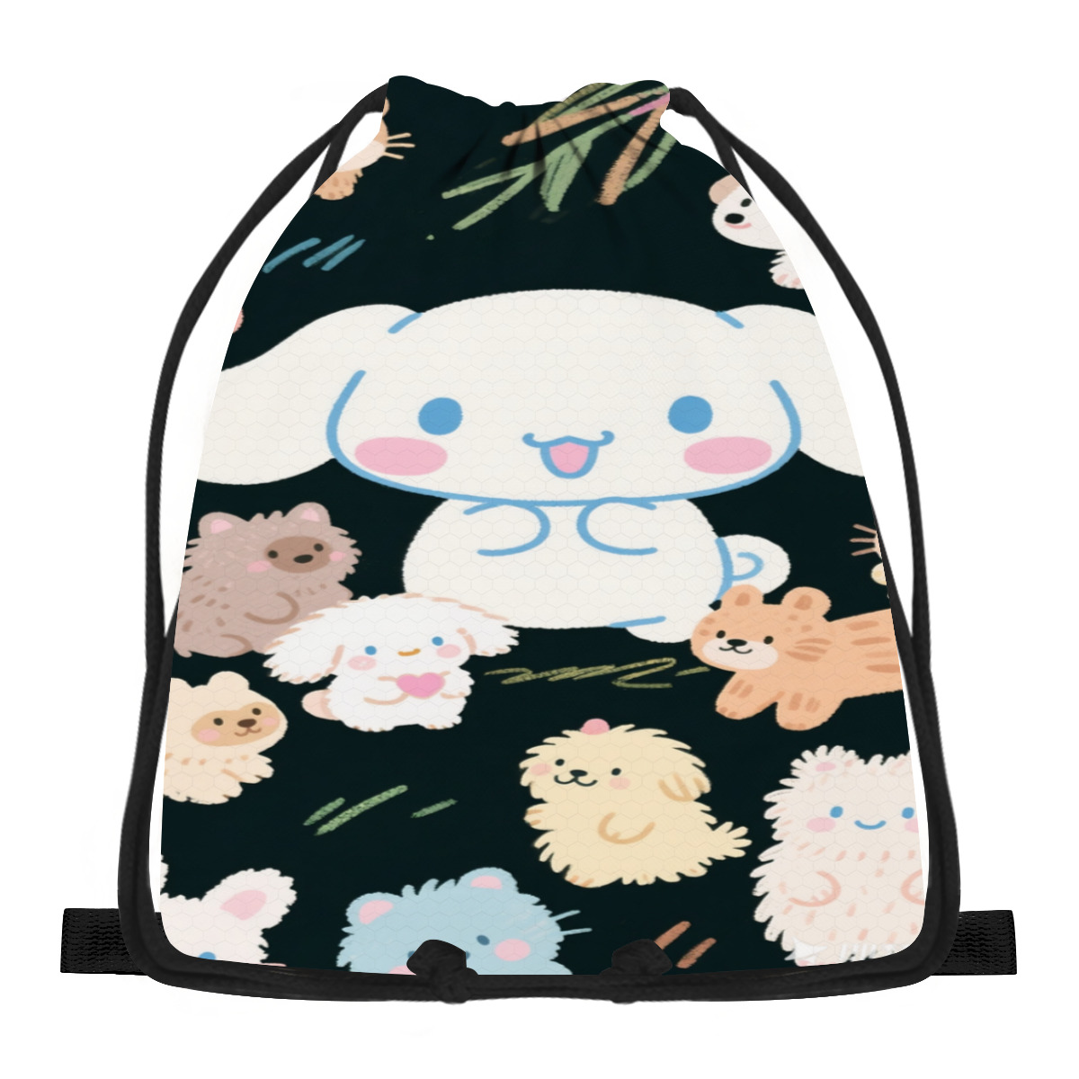 Cinnamoroll Durable Polyester Drawstring Bag Lightweight, Spacious and ...