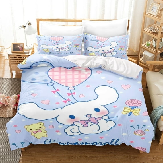Cinnamoroll Duvet Cover Bedding Set Cute Printed Cartoon Quilt Cover ...