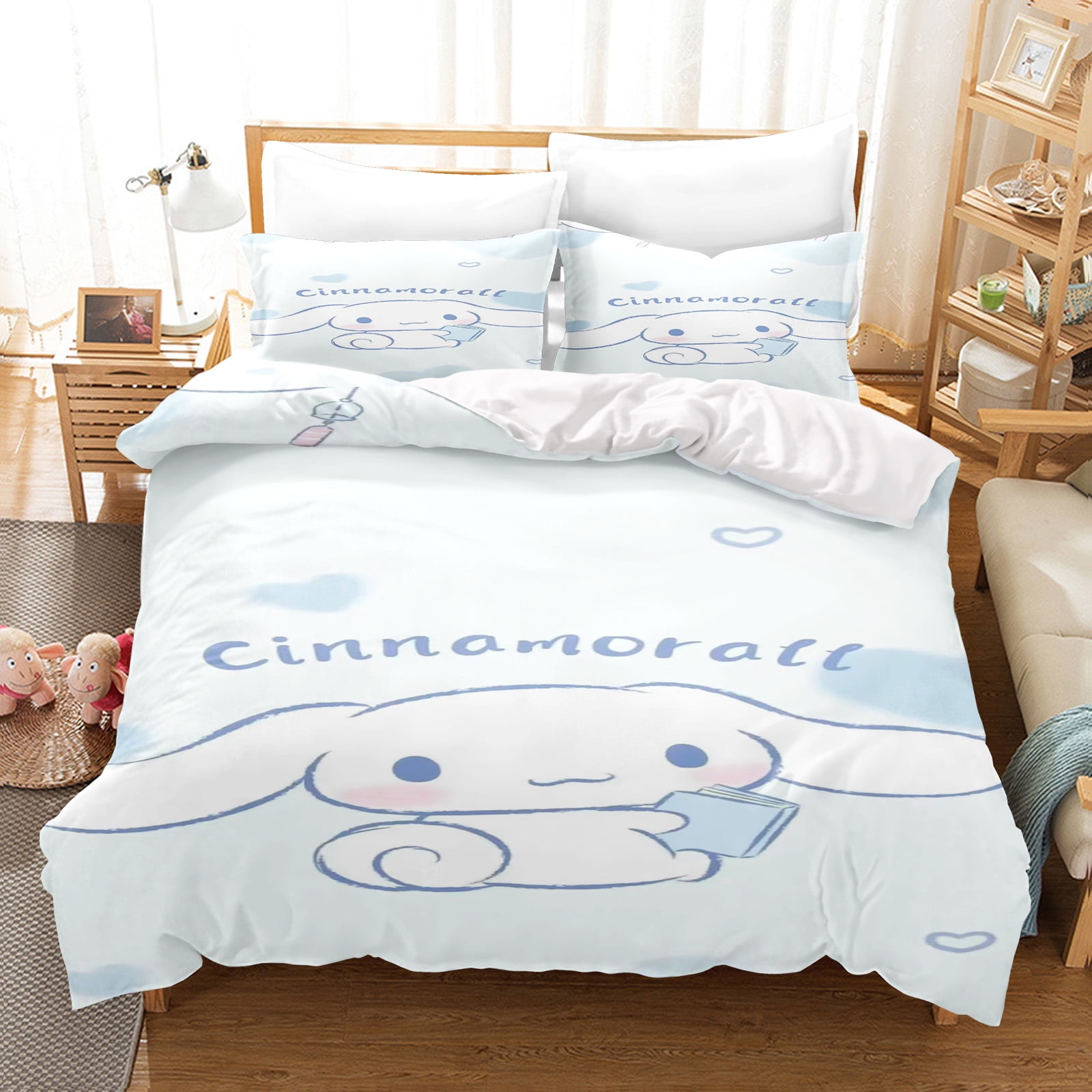 Cinnamoroll Duvet Cover Queen Size Children'S Bedding Set Set Bedding ...