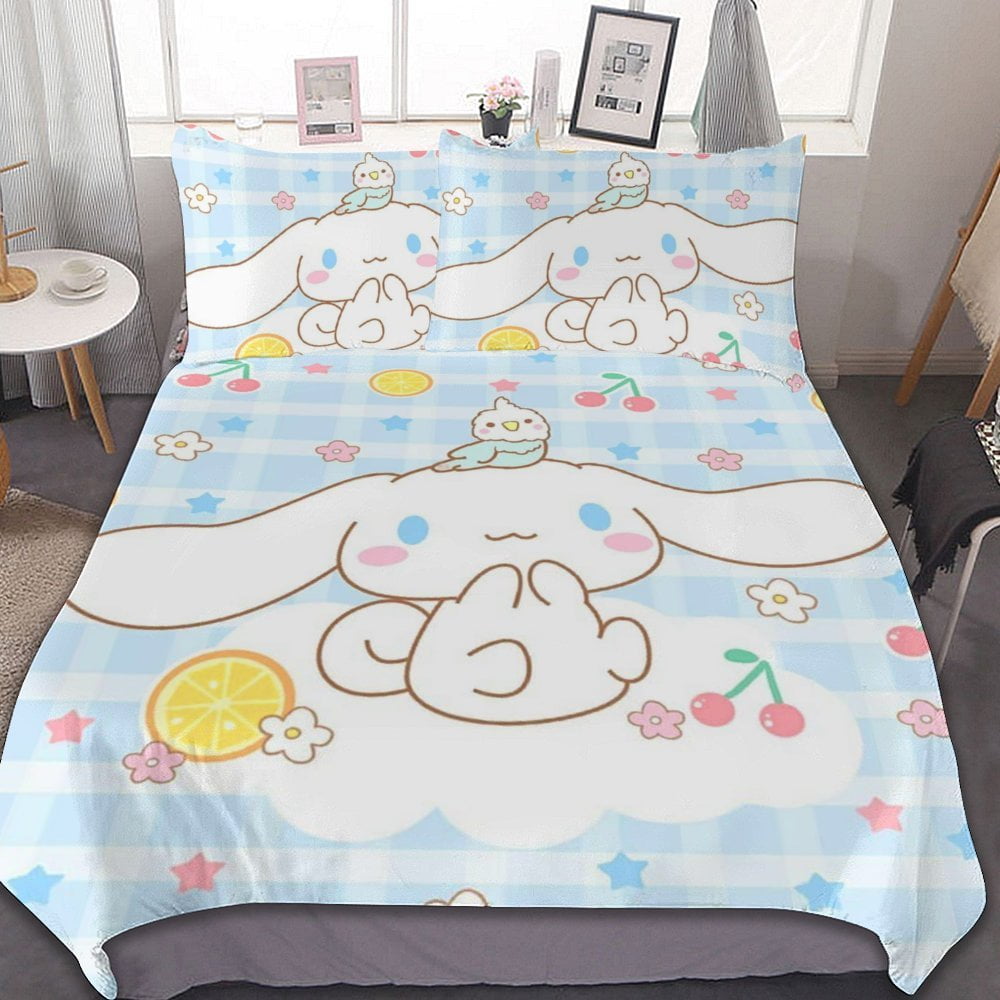 Cinnamoroll Duvet Cover Set 3-Piece Bedding Set Soft Warm And ...