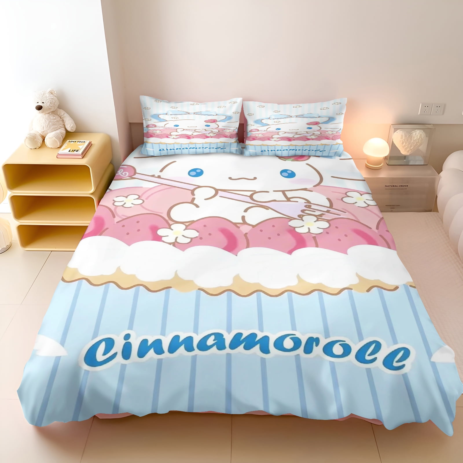 Cinnamoroll Duvet Cover Set Sanrio Print Sanrio Bedding Sets Comforter ...
