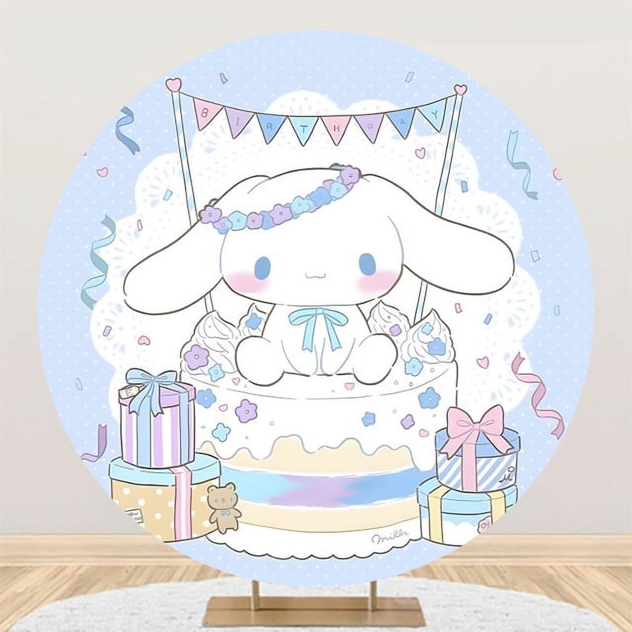 Cinnamoroll Elastic Round Circle Backdrop For Photography Photo ...