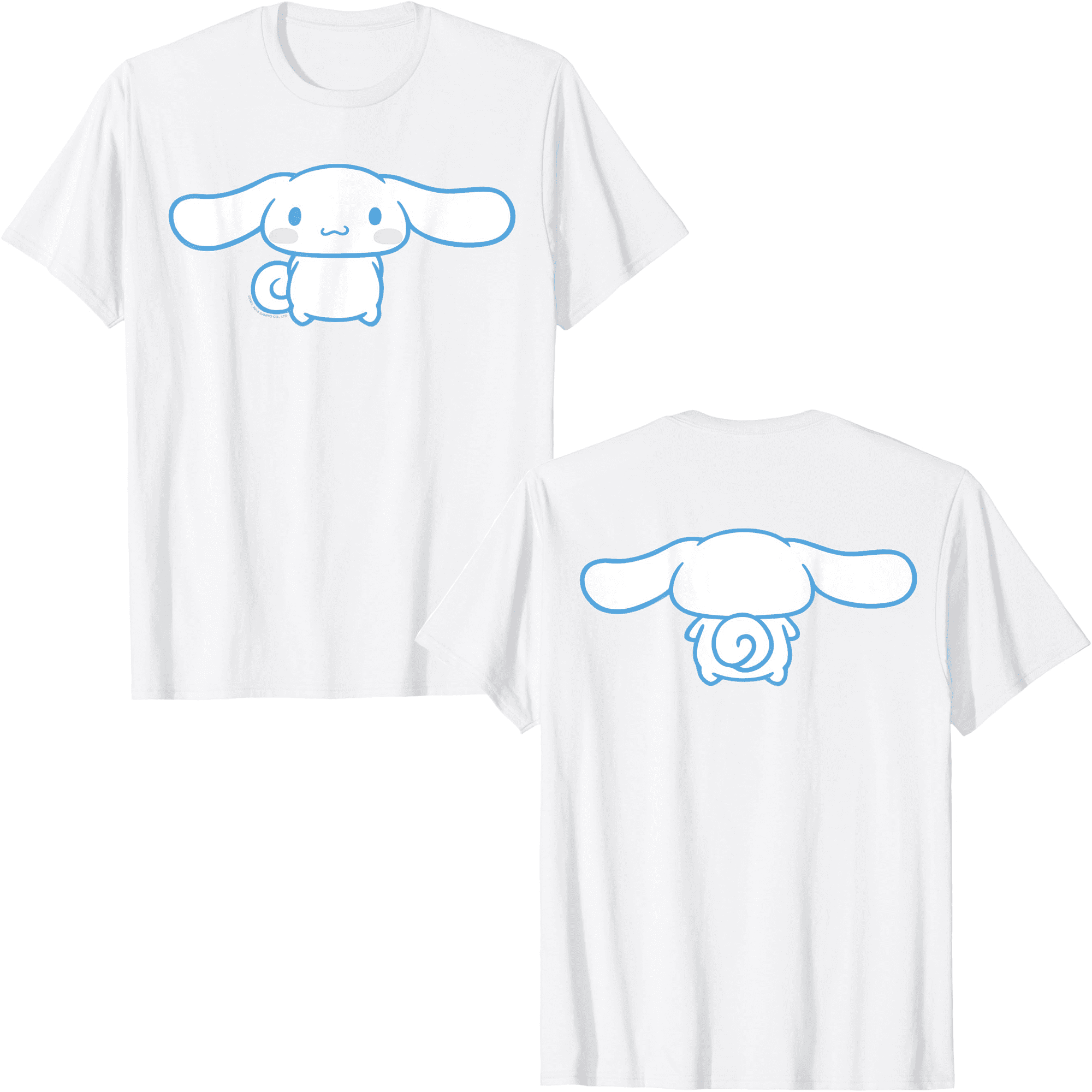 Cinnamoroll Front and Back T-Shirt,Military Green color,size XL ...