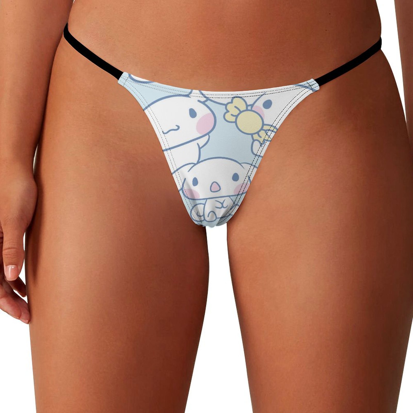 Cinnamoroll G string Thongs For Women No Show Thong Underwear Stretch