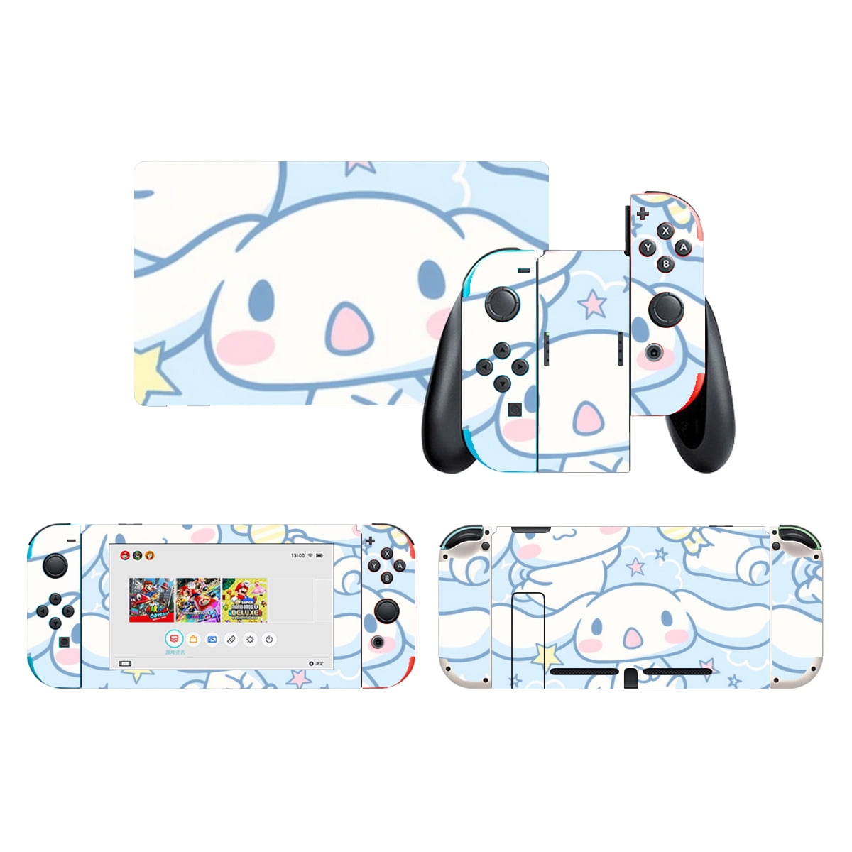 Cinnamoroll Game Switch Skin - Anime Cartoon Game Sticker, No Bubble ...