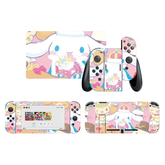 Cinnamoroll Game Switch Skin - Anime Cartoon Game Sticker, No Bubble ...
