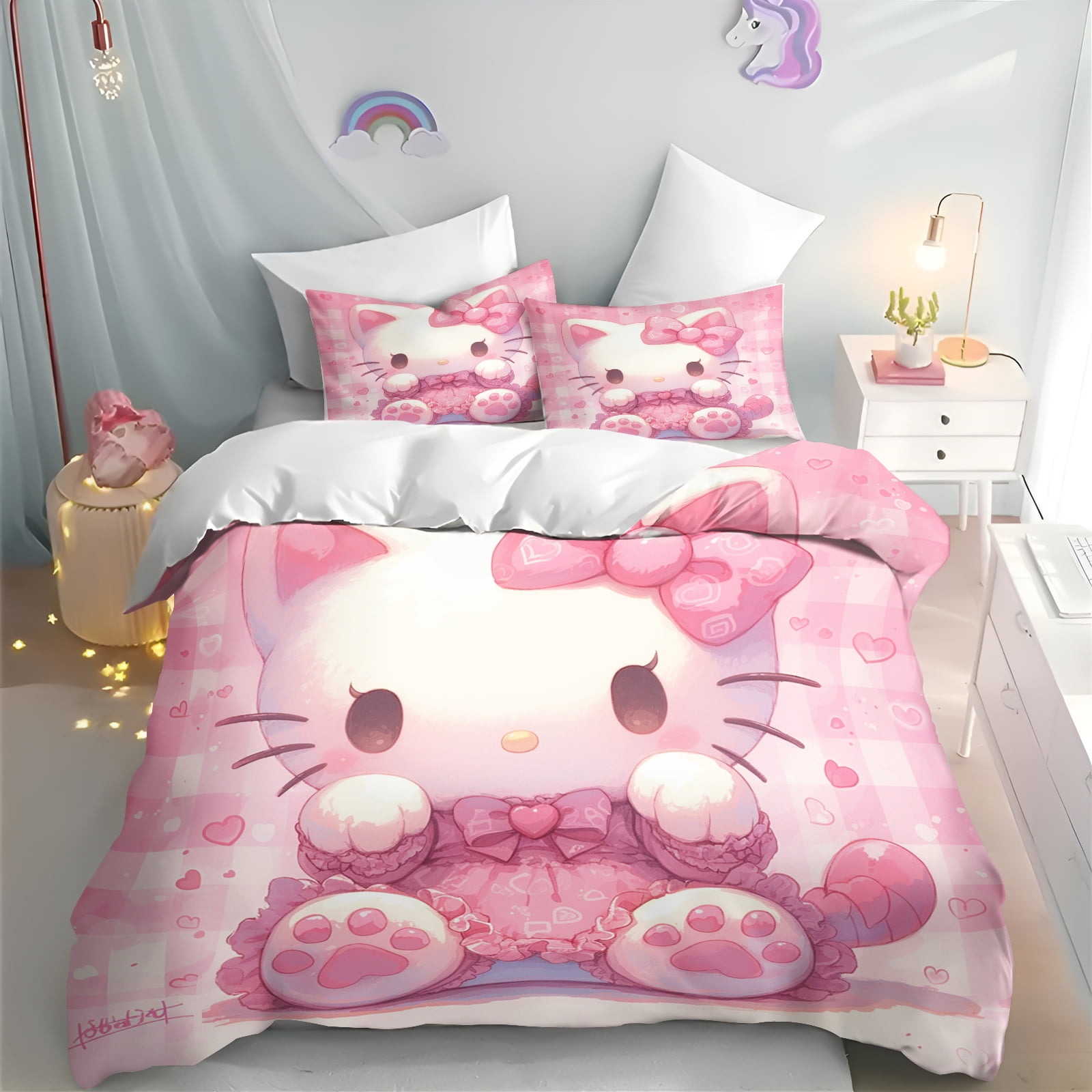 Cinnamoroll Hello Kitty Cartoon Duvet Cover Without Filling Sanrio ...