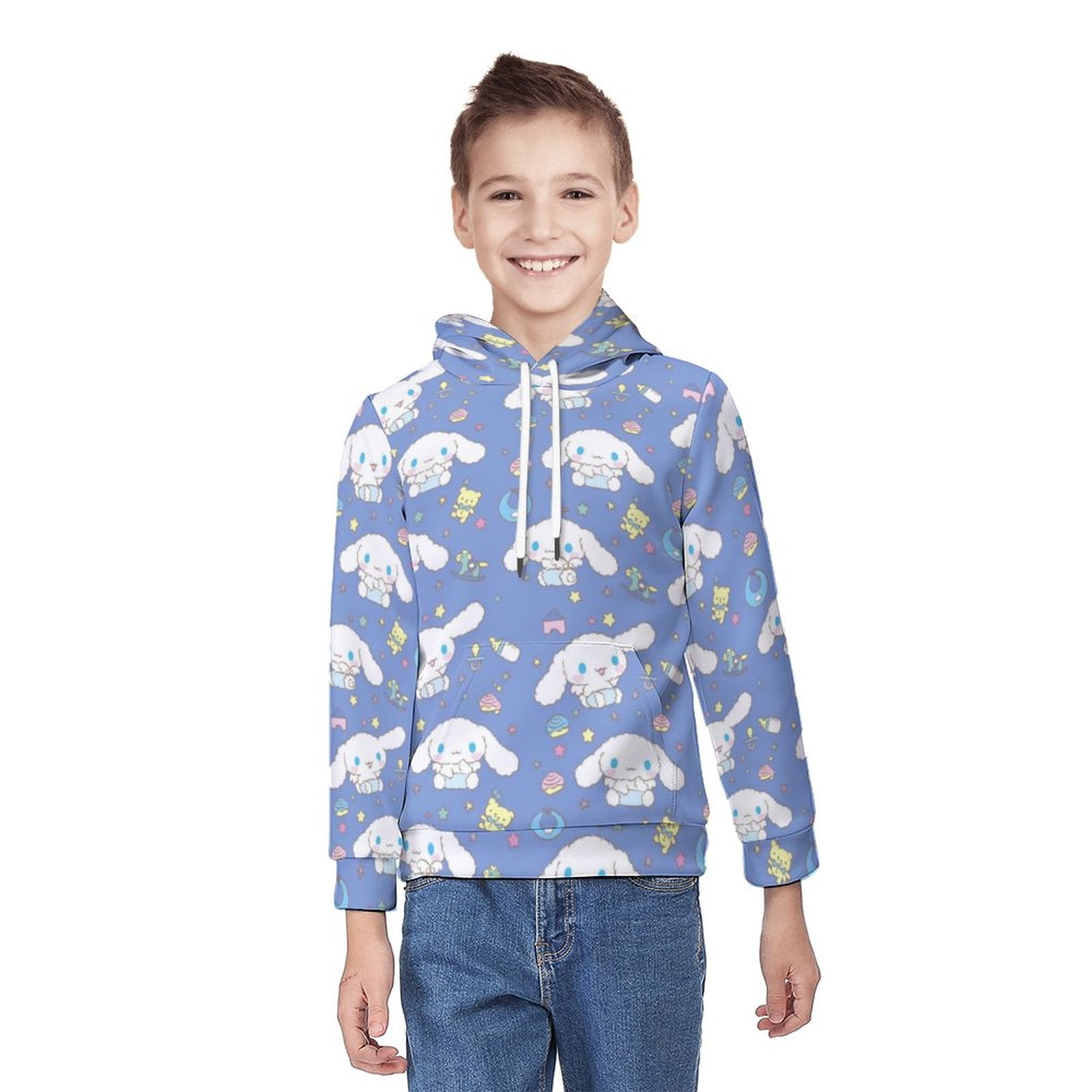 Cinnamoroll Hoodie 3D Print Pullover Hooded Long Sleeve Sweatshirts ...