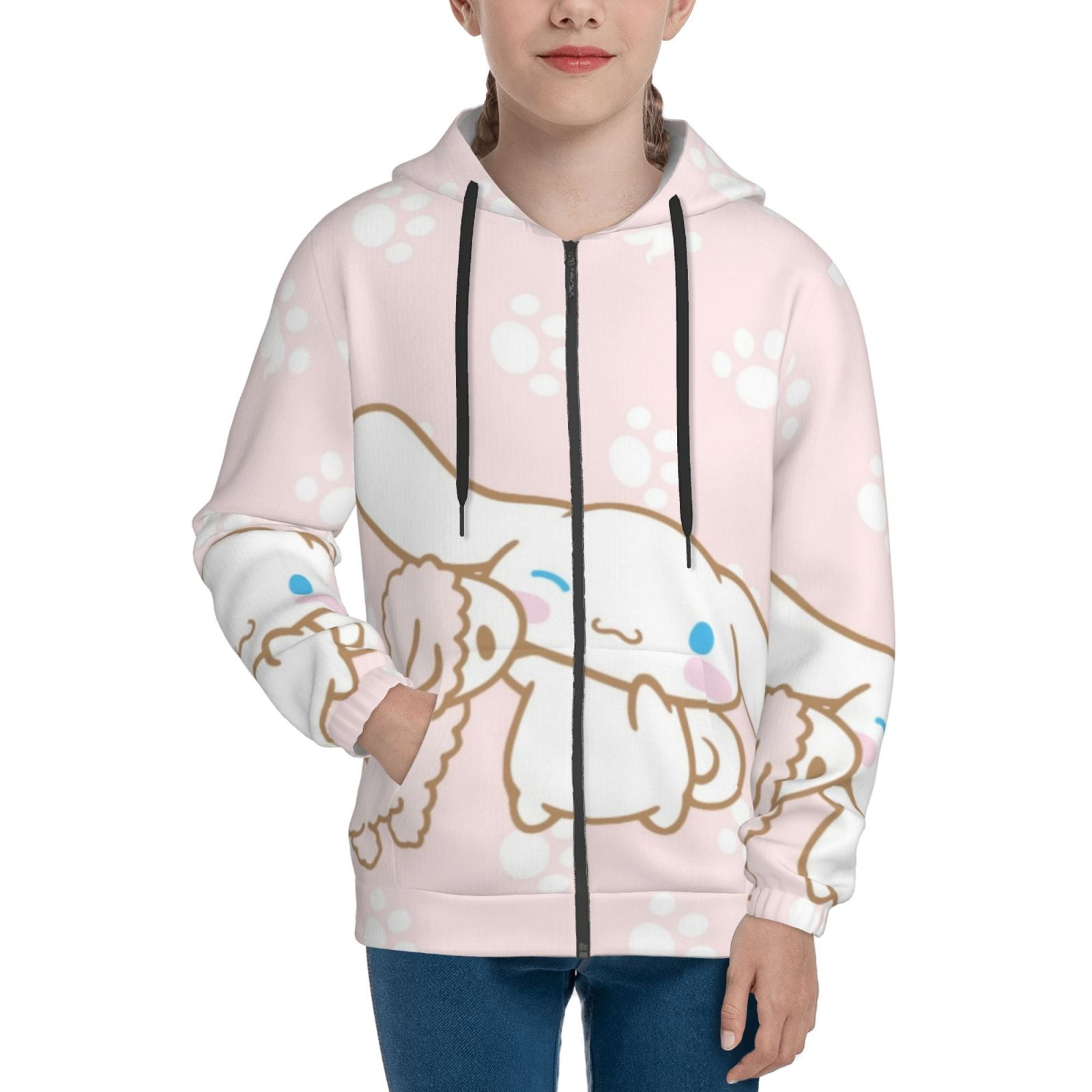 Cinnamoroll Hoodie 3d Print Pullover Hooded Long Sleeve Sweatshirts ...