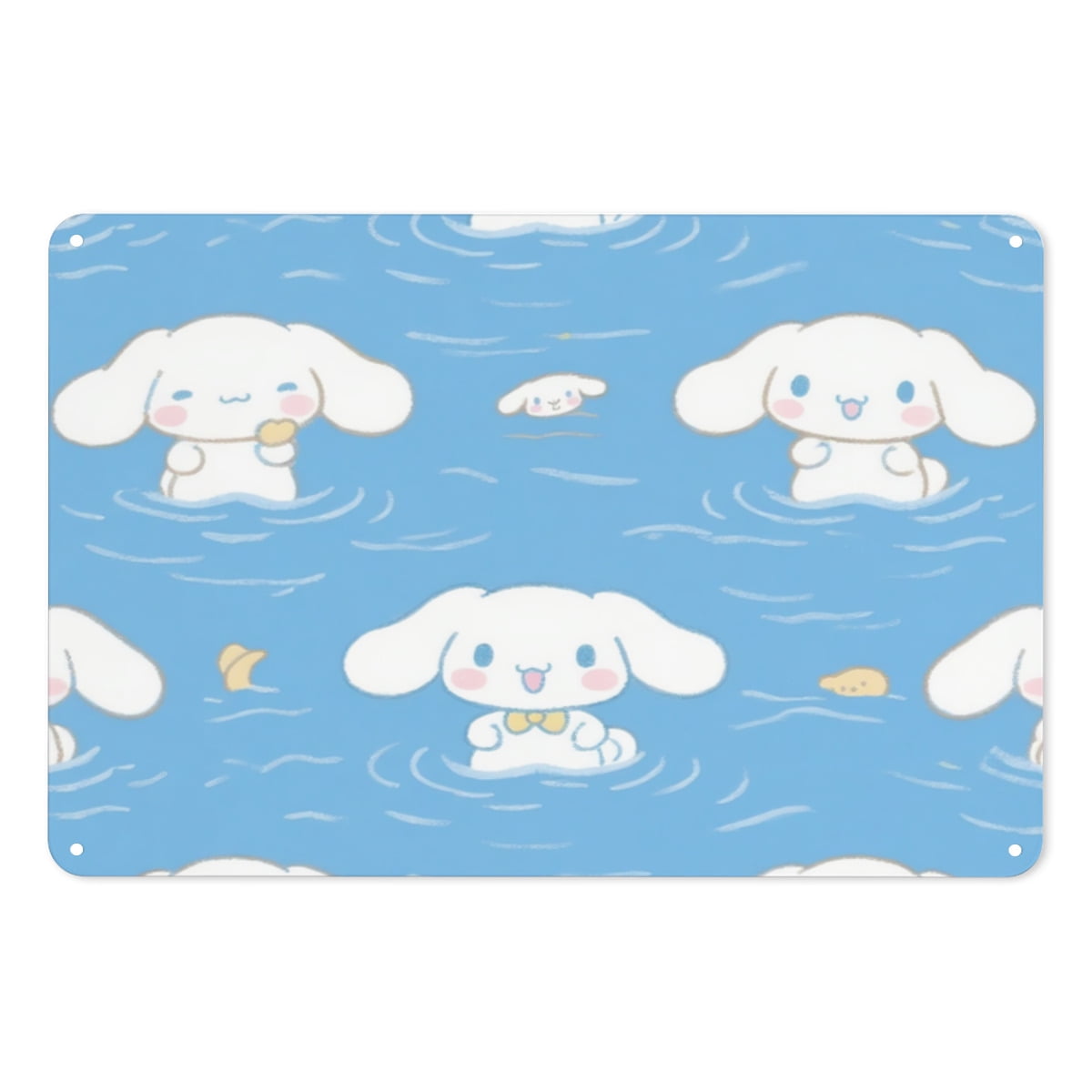 Cinnamoroll Horizontal Metal Wall Art - Multi-Size for Home Decor ...