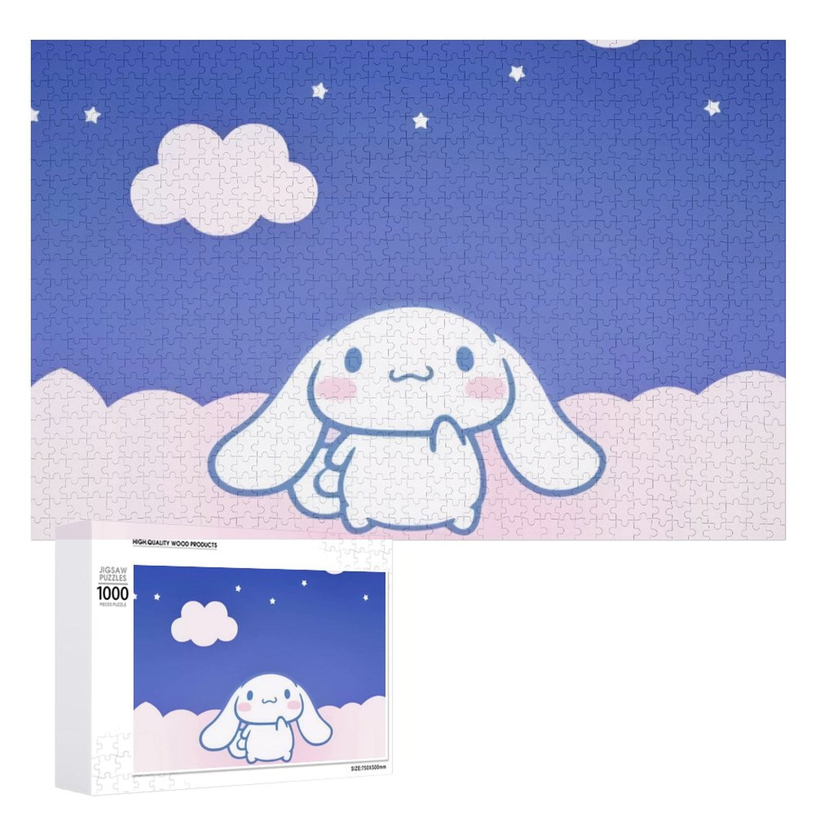 Cinnamoroll Jigsaw Puzzles 1000 Pieces Cartoons Puzzle Cartoon Painting ...