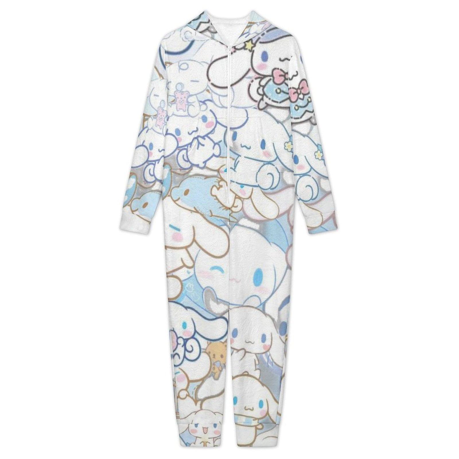 Cinnamoroll Kids Cartoon One-piece Pajamas Winter Warm Home Pajamas for ...