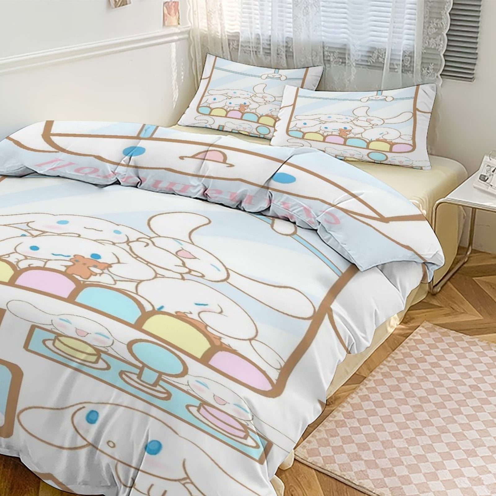 Cinnamoroll Kids Bedding Set 3 Piece Set Cartoon Double-sided Printing Twin - Walmart.com