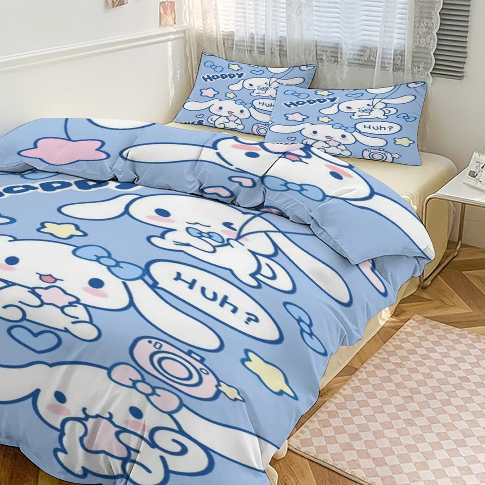 Cinnamoroll Kids Twin Bed in a Bag, Comforter and Sheets,Cartoon ...