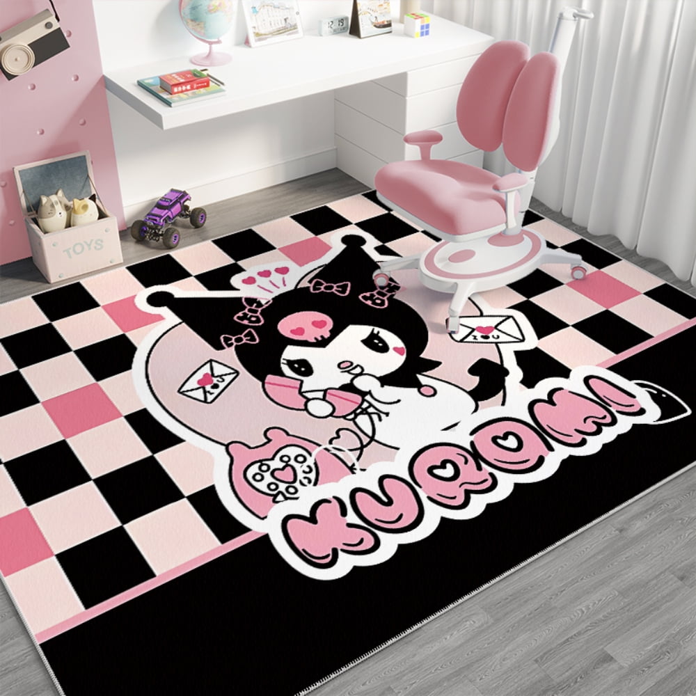 Cinnamoroll Kuromi Carpet for Living Room Decor Bedroom Bedside Rug ...