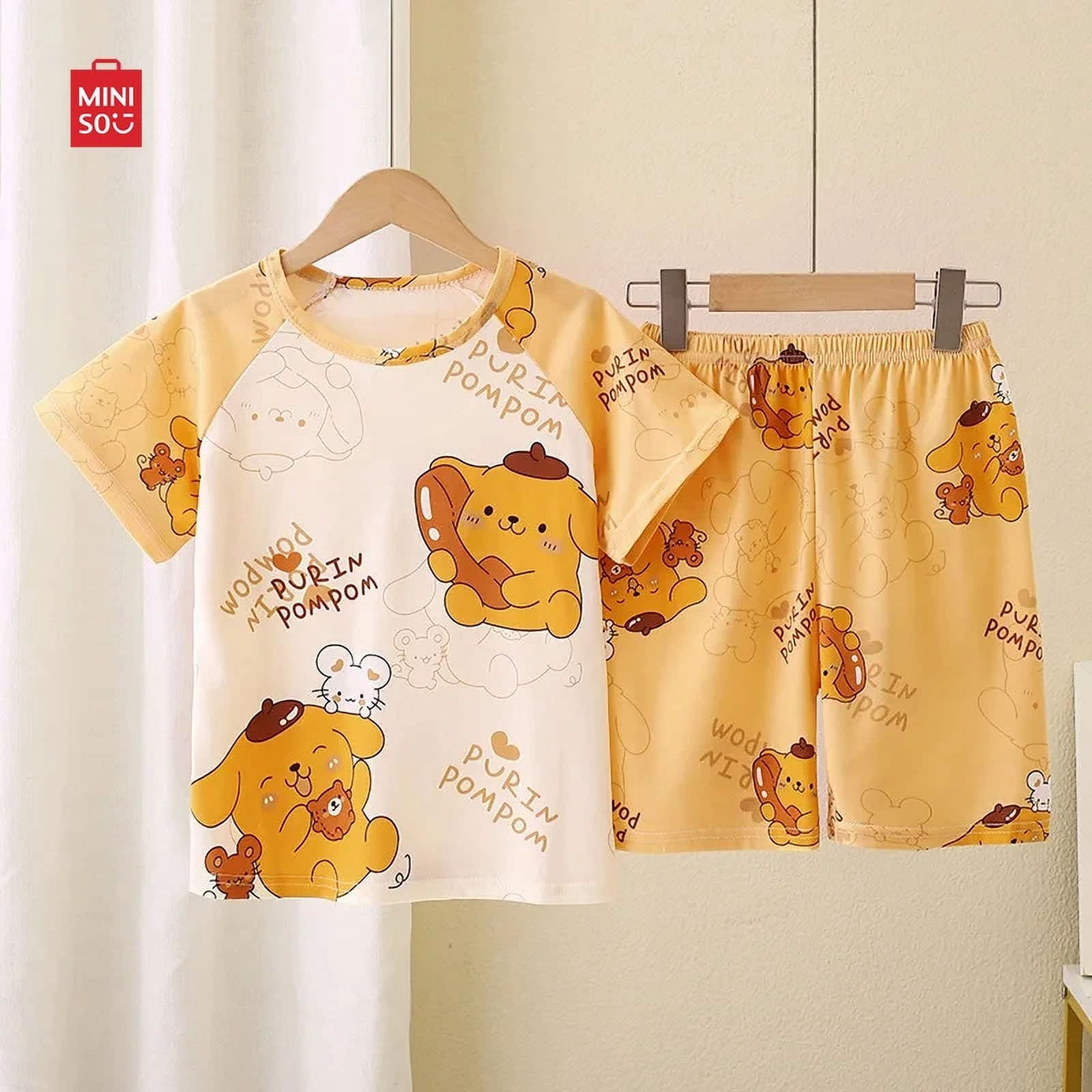 Cinnamoroll Kuromi My Melody Children's Pajamas 2024 Summer Kawaii Milk ...