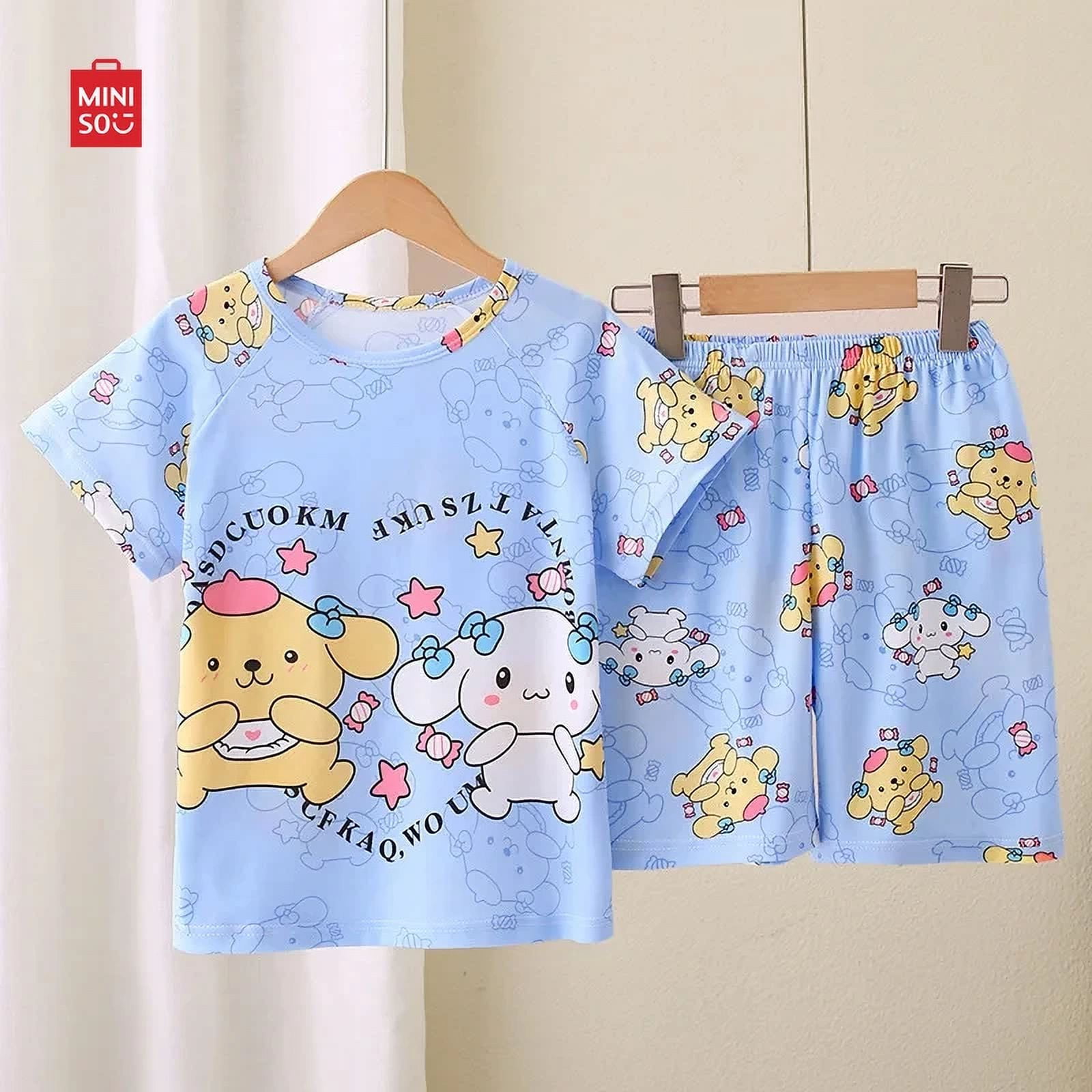 Cinnamoroll Kuromi My Melody Children's Pajamas 2024 Summer Kawaii Milk ...
