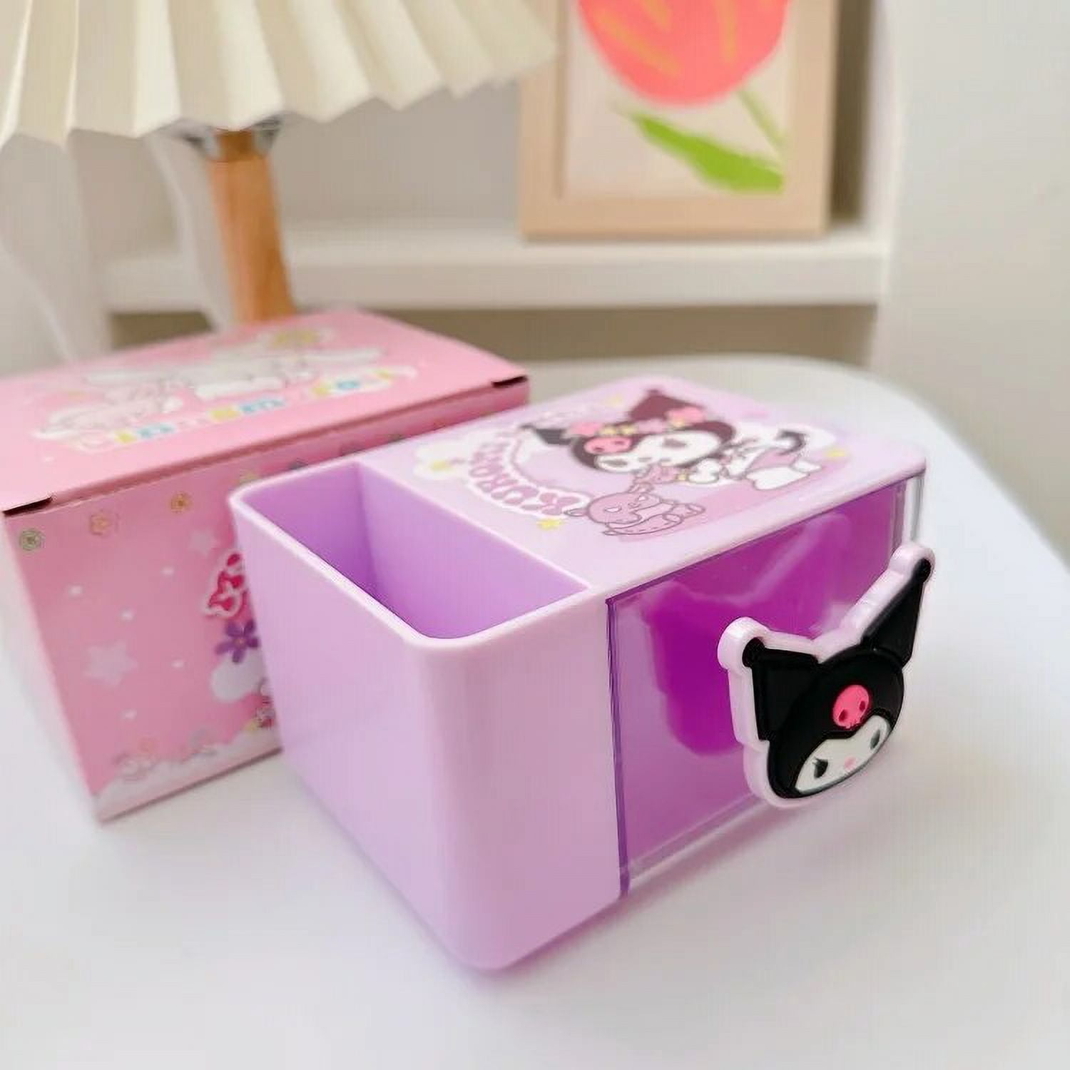 Cinnamoroll Kuromi Sanrio Kawaii Anime Jewelry Organizer Case My Melody ...